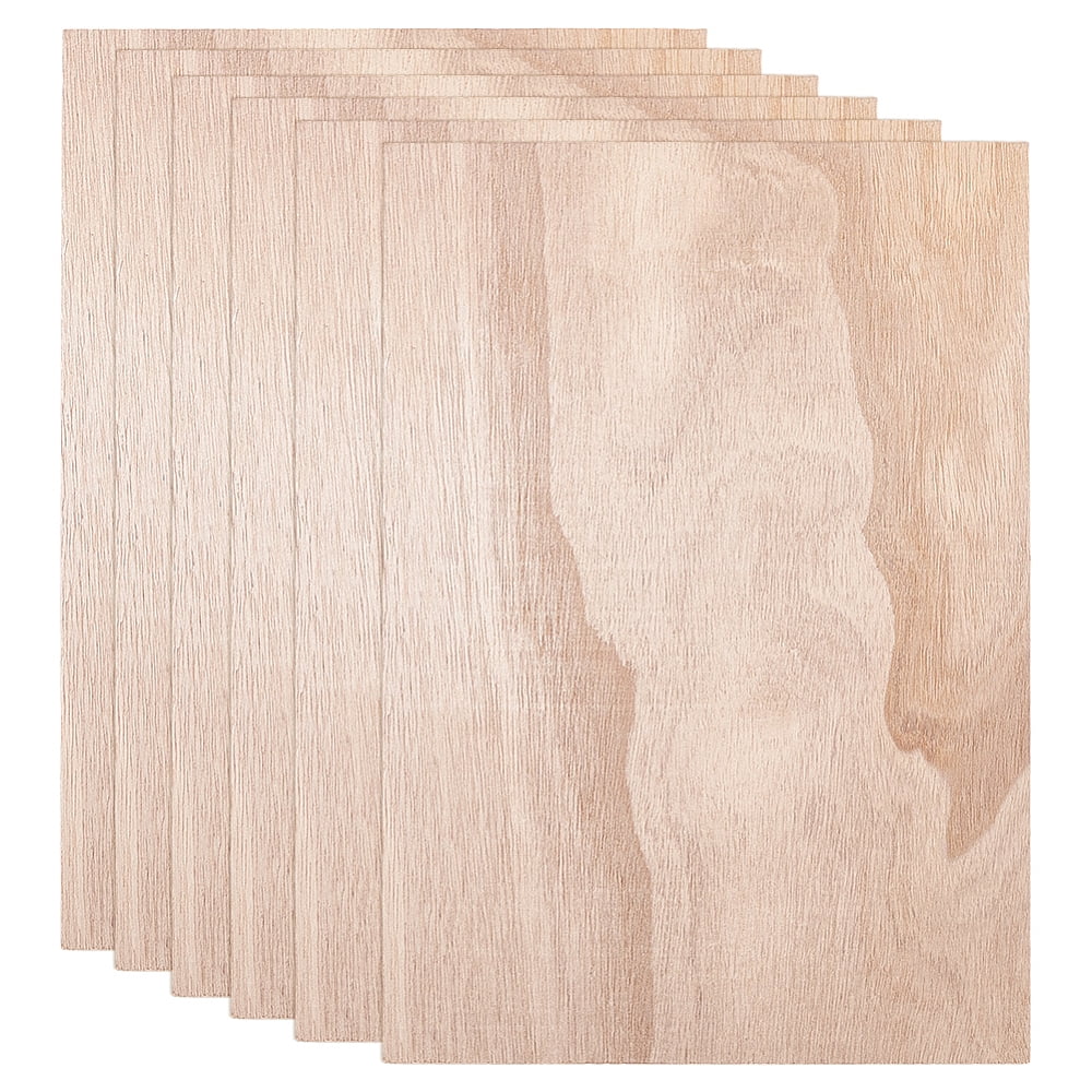 Unfinished Wood Board DIY Craft Supplies Rectangle 300x200x4.5mm ...