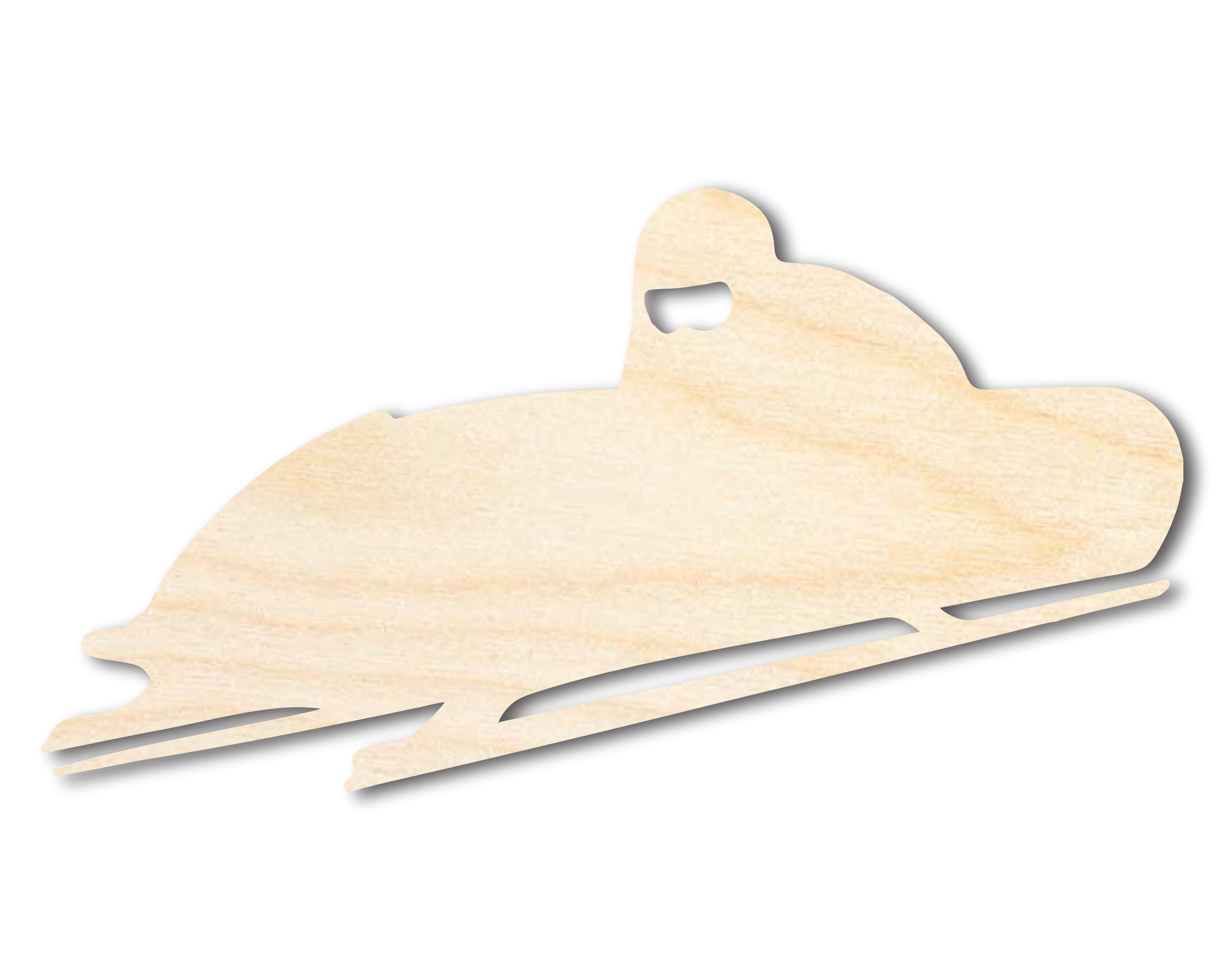 Unfinished Wood Bobsled Shape | DIY Craft Cutout | up to 46" DIY 8" / 1 ...