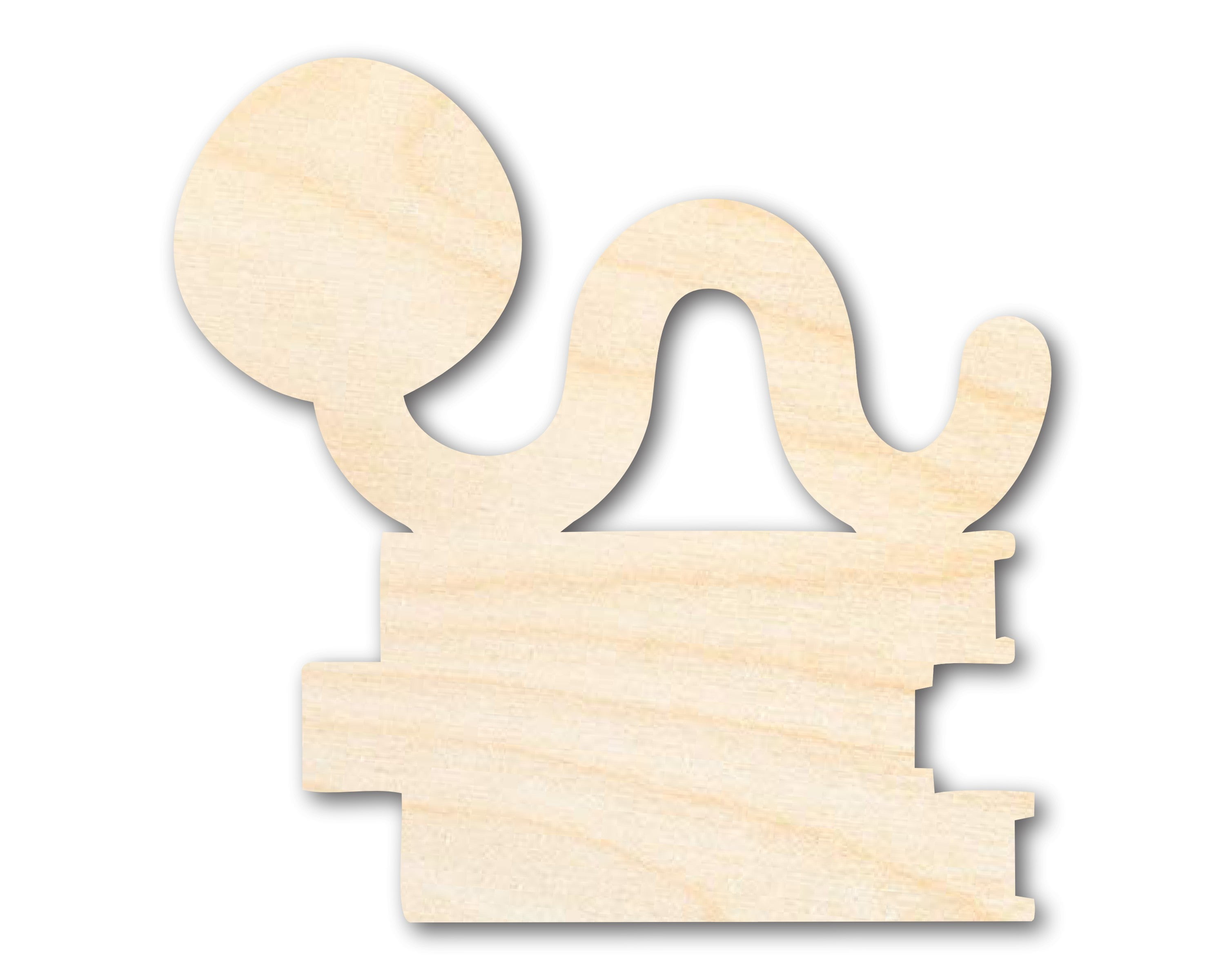 Unfinished Wood Bookworm Shape | DIY Craft Cutout | up to 46" DIY 18 ...