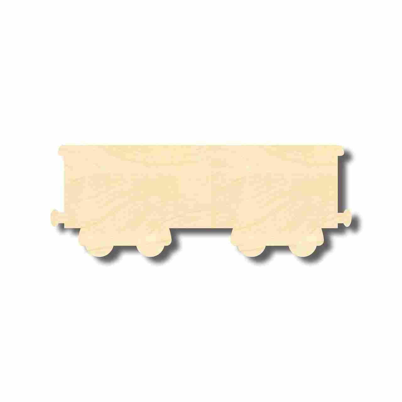 Unfinished Wood Boxcar Train Shape - Craft - up to 46" DIY 24" / 3/4 ...