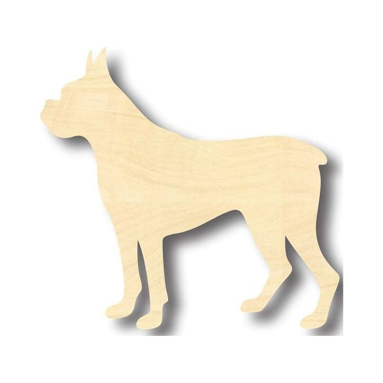 Unfinished Wood Boxer Dog Shape - Animal - Pet - Craft - up to 46" DIY ...