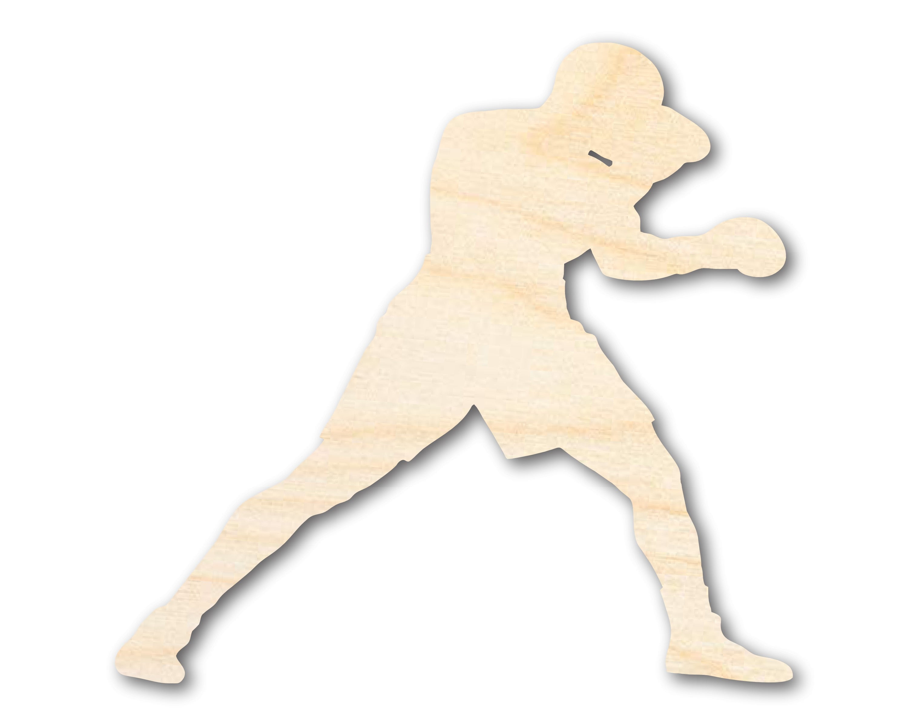 Unfinished Wood Boxer Shape | DIY Craft Cutout | up to 46" DIY 10" / 1/ ...