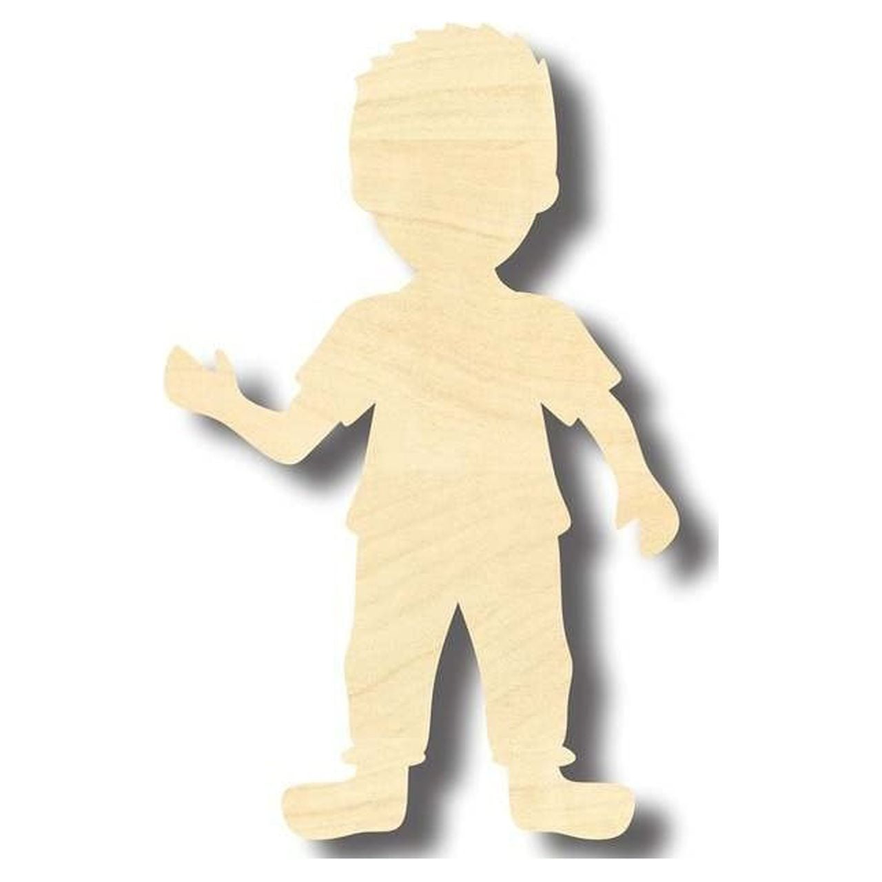 Unfinished Wood Boy Cut Out Shape - Room Decor - Craft- up to 46" DIY ...