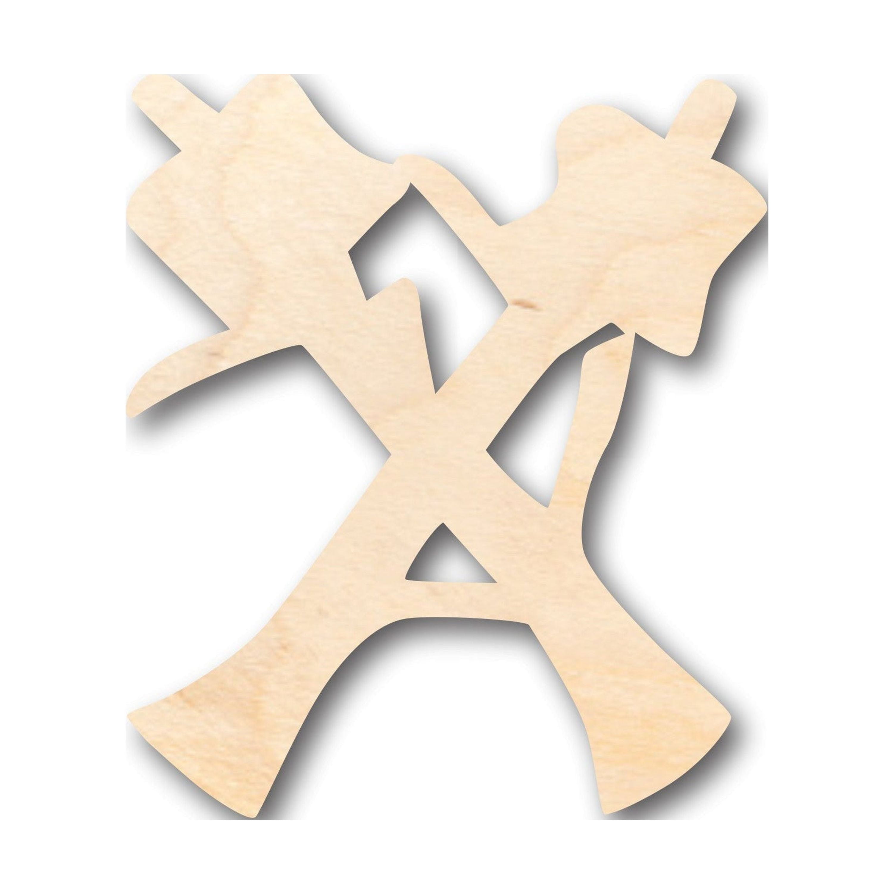 Unfinished Wood Branch Stick Smores Shape - Craft - up to 46" DIY 42 ...