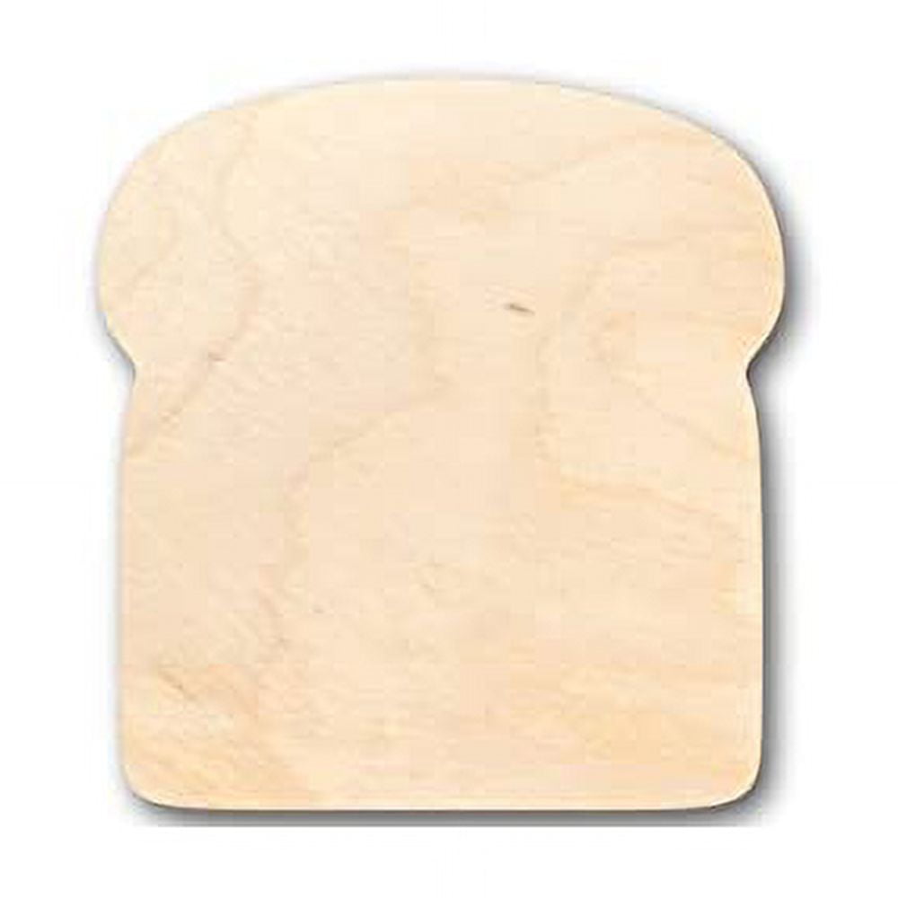 Unfinished Wood Bread Shape Food Craft up to 24" DIY 14" / 3/4 ...