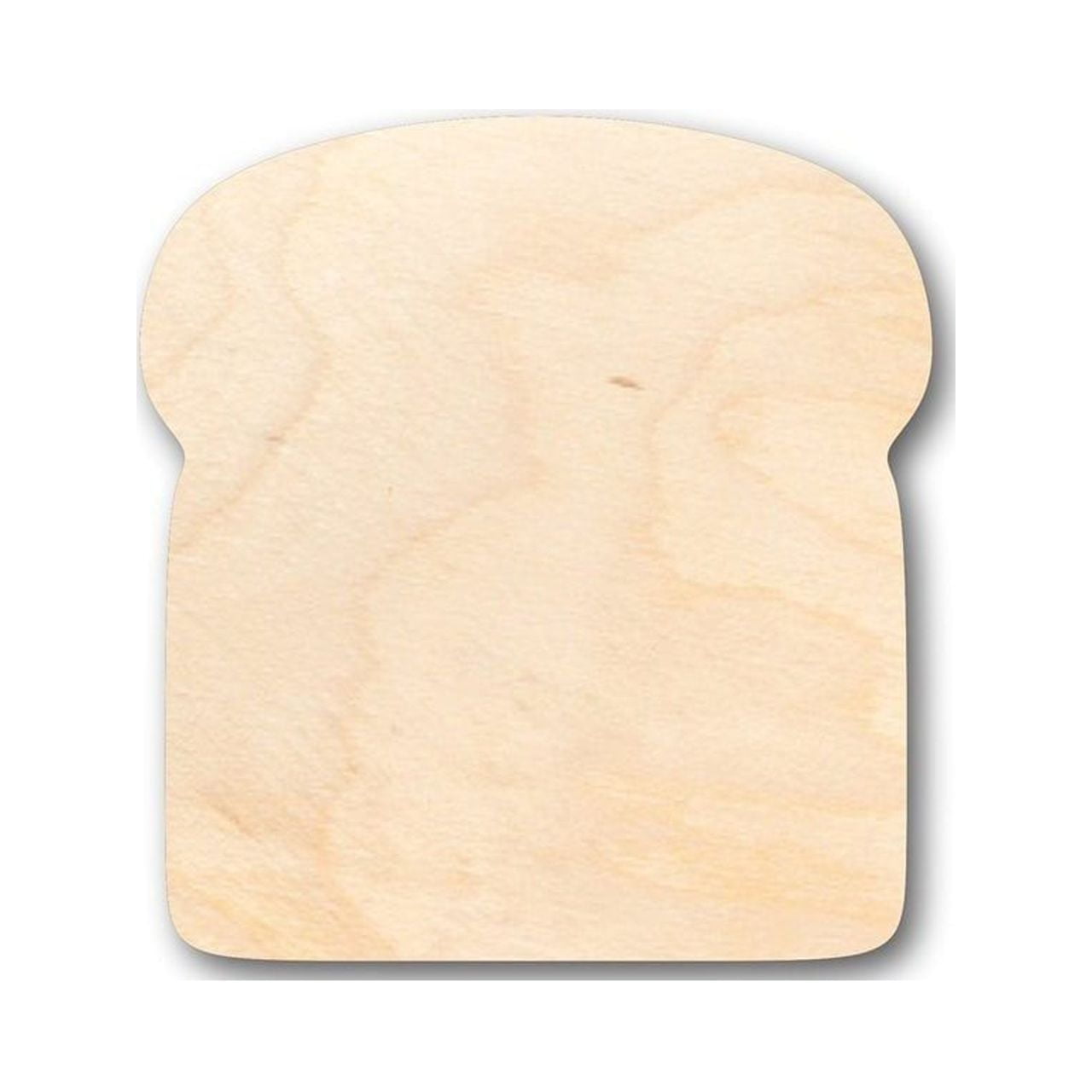 Unfinished Wood Bread Shape - Food - Craft - up to 46" DIY 20" / 1/2 ...