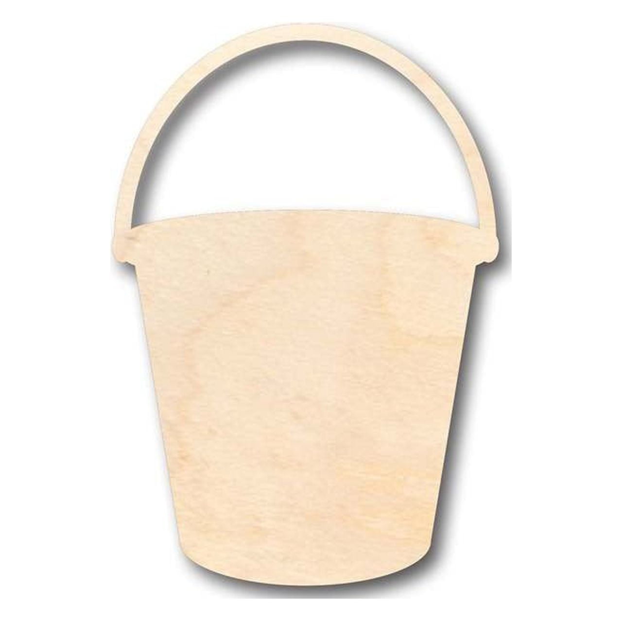 Unfinished Wood Bucket Shape - Food - Craft - up to 46" DIY 18" / 3/4 ...
