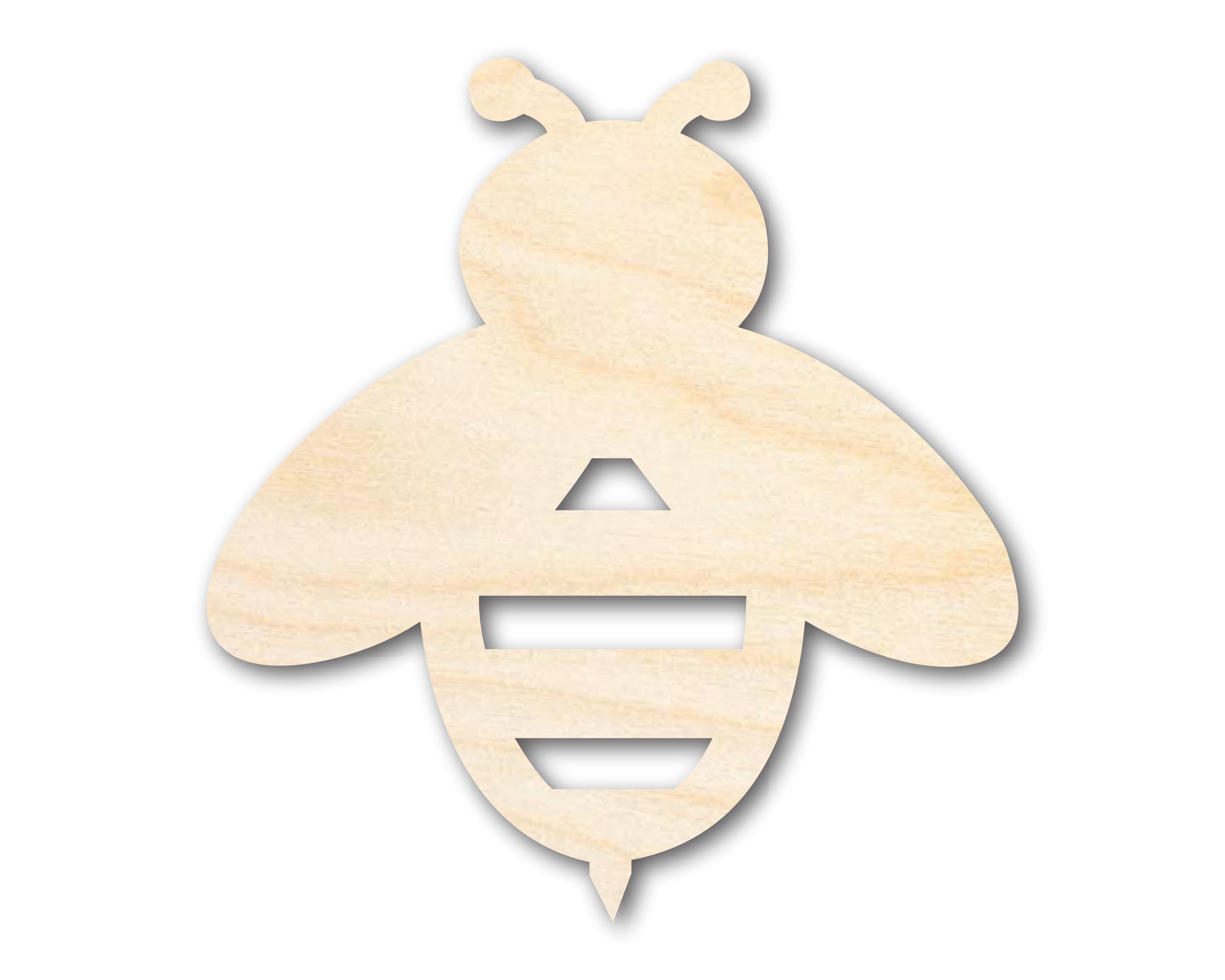 Unfinished Wood Bumble Bee Silhouette - Animal Craft - up to 46" DIY 3" / 1/8" - Walmart.com