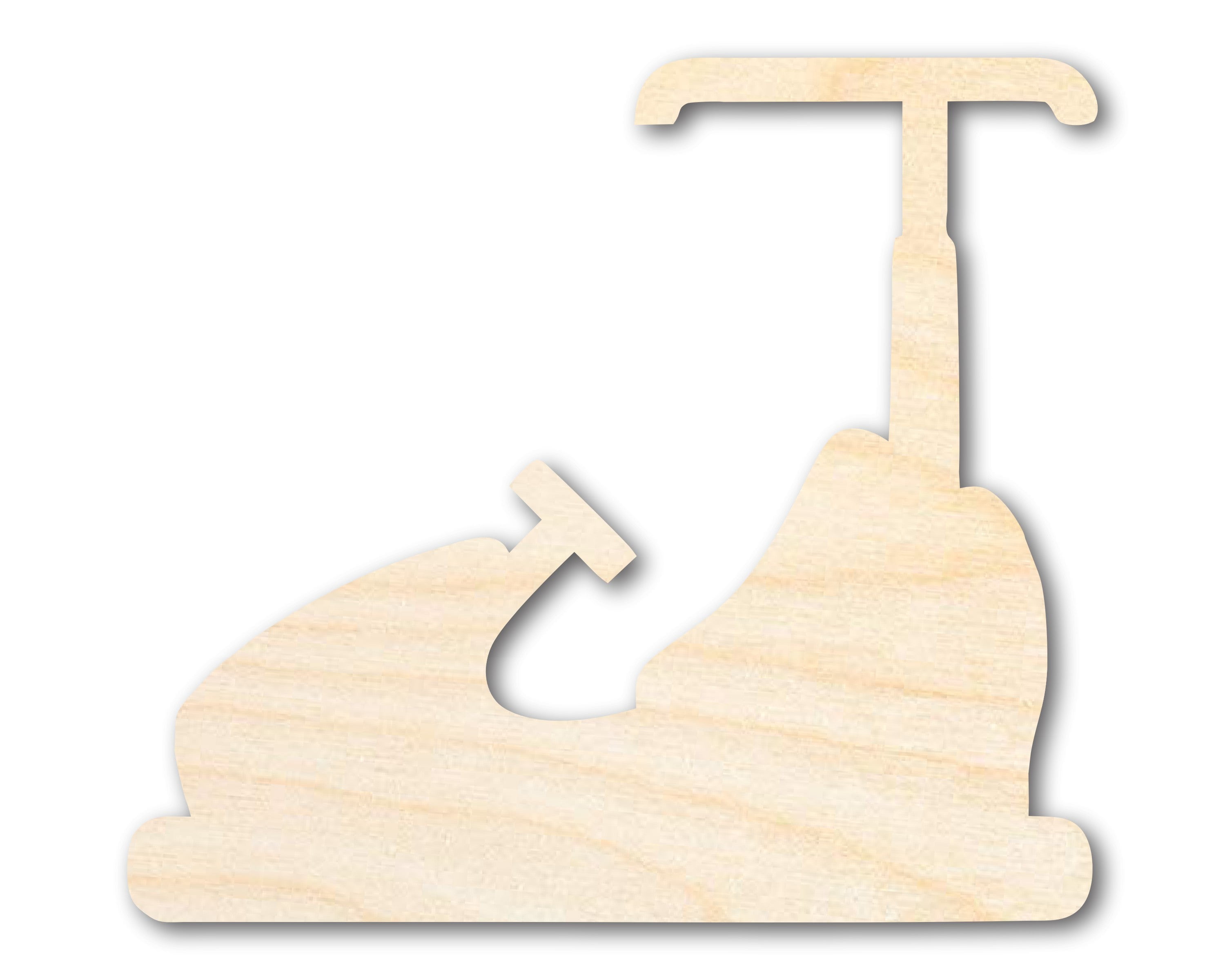 Unfinished Wood Bumper Car Shape | Amusement Park Ride Silhouette ...