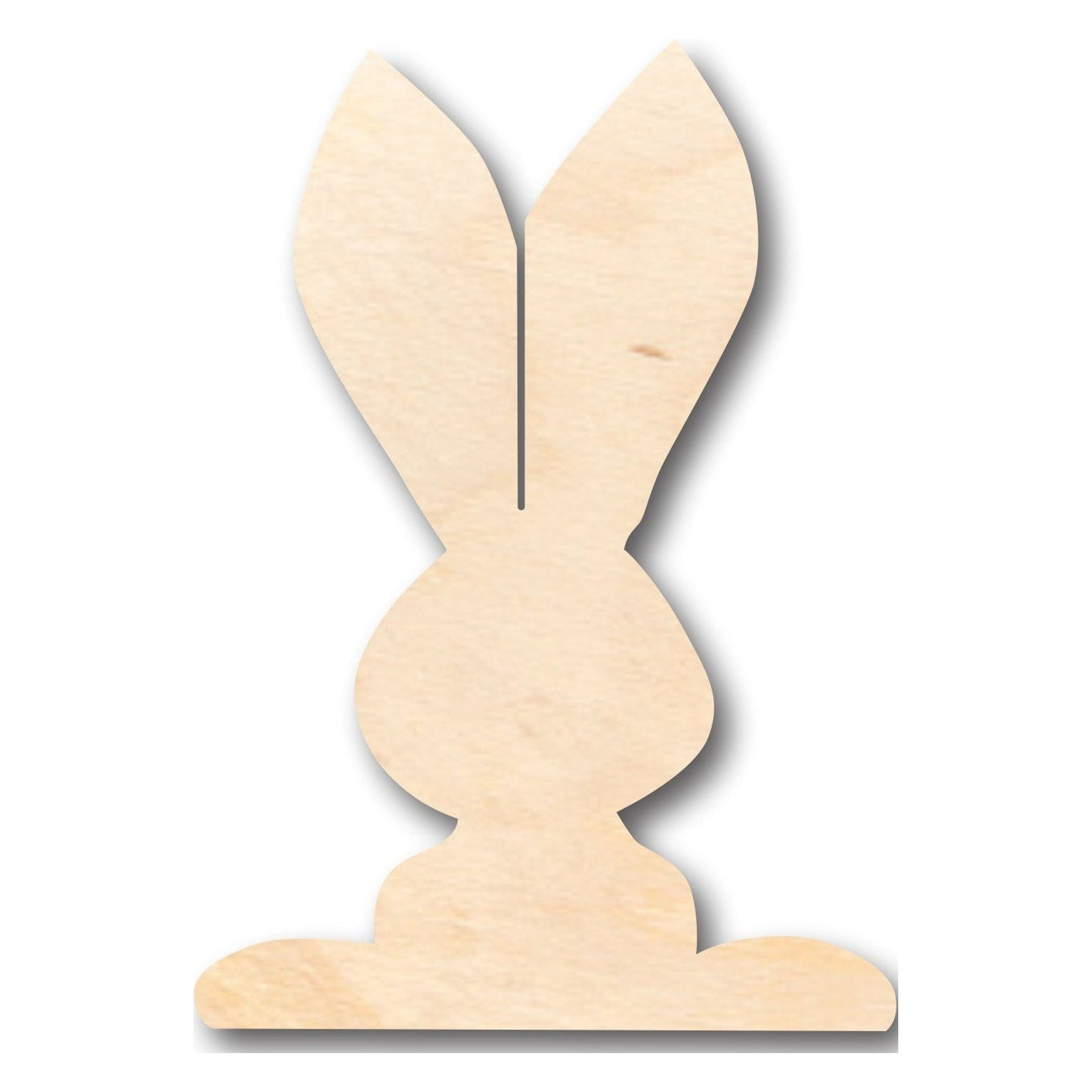Unfinished Wood Bunny Shape - Craft - up to 46" DIY 4" / 1/8" - Walmart.com