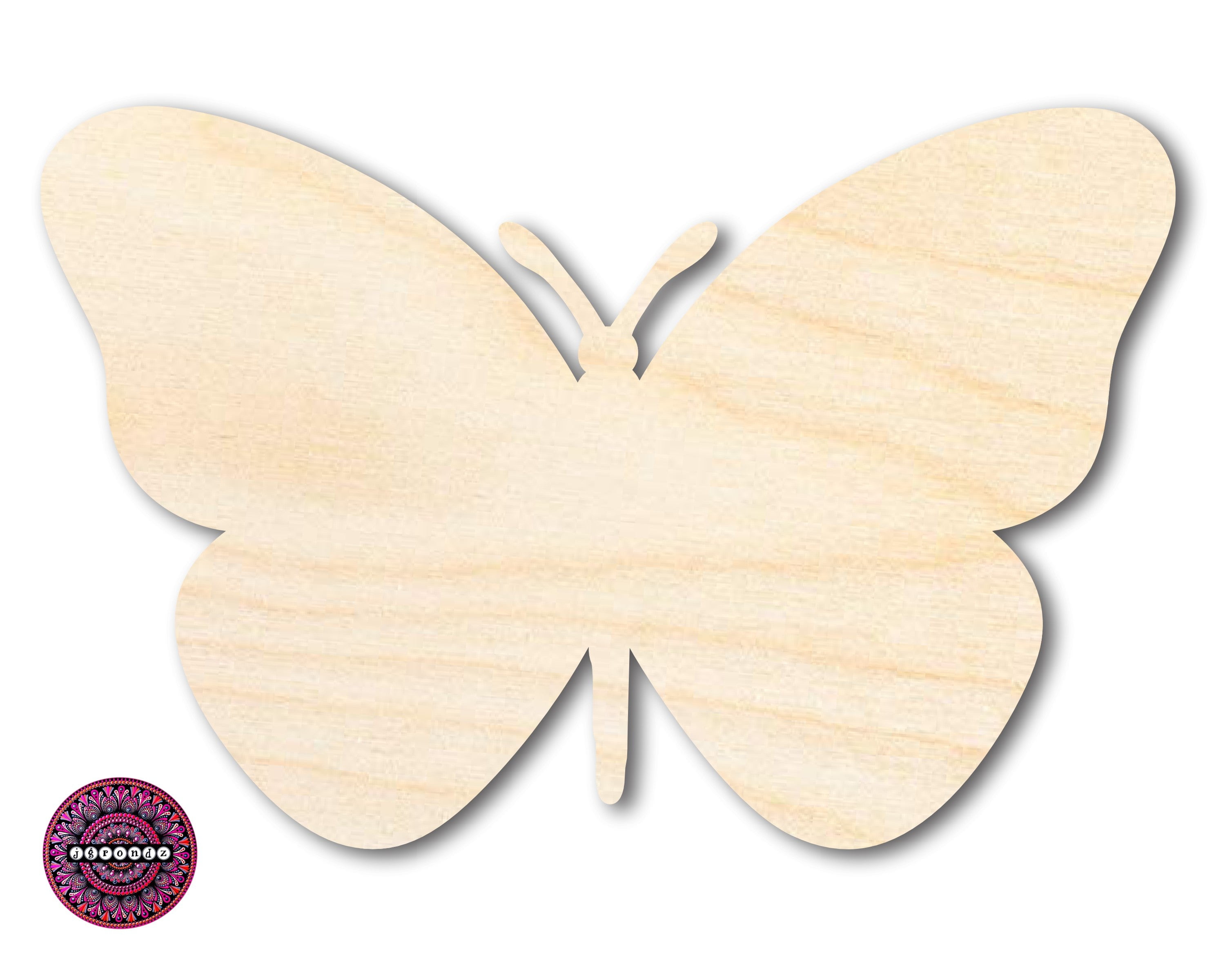 Unfinished Wood Butterfly Shape | JGrondz | DIY Craft Cutout | up to 46 ...
