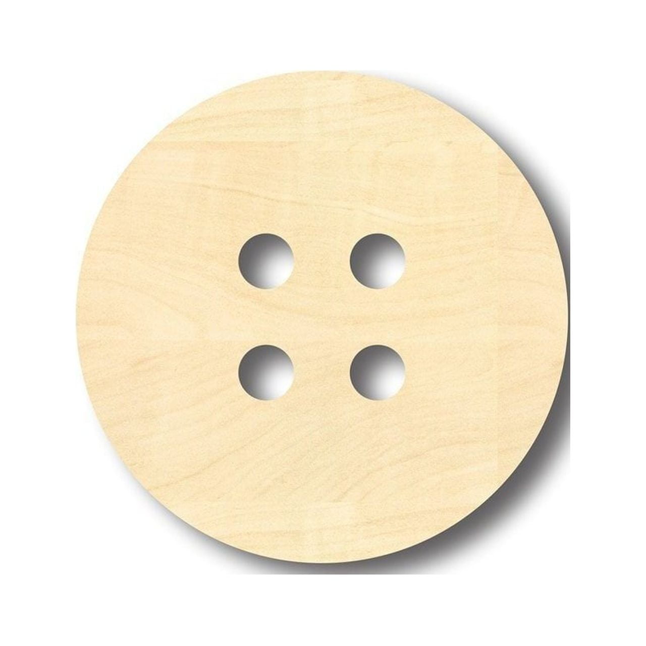 Unfinished Wood Button Shape - Sewing - Craft - up to 46" DIY 7" / 1/2 ...