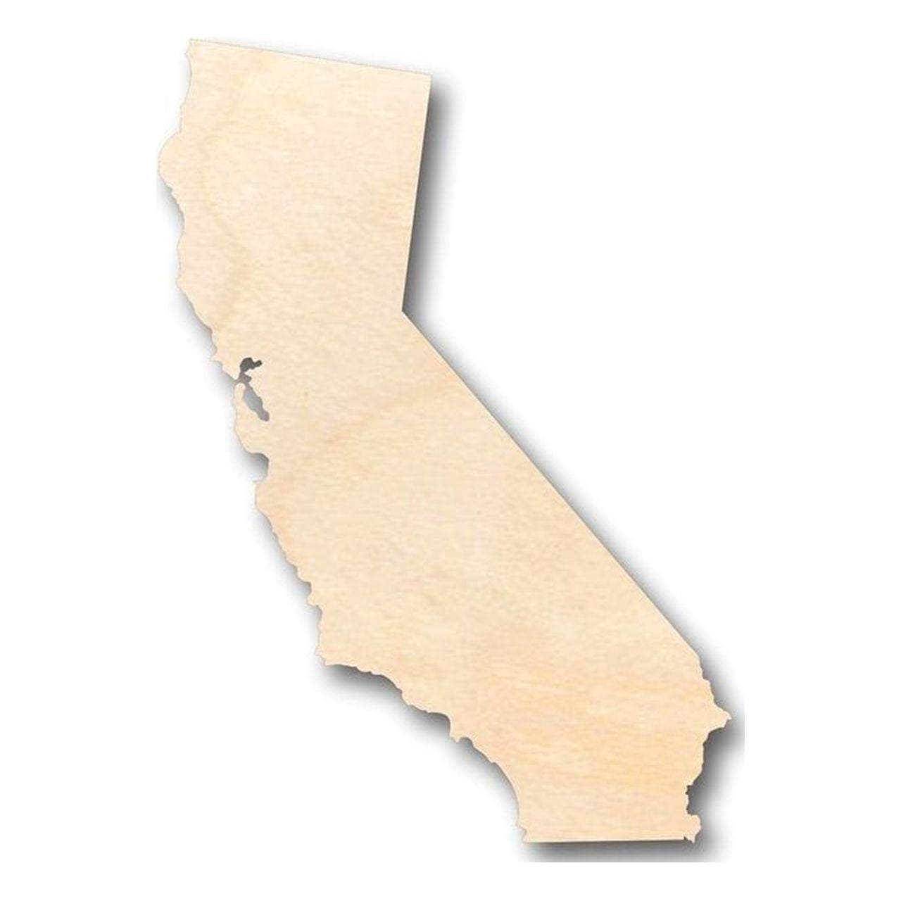 Unfinished Wood California Shape - State - Craft - up to 46" DIY 5" / 1 ...