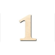 Crafts Central Pine Wood Beveled Wooden Numbers for Arts & Crafts ...