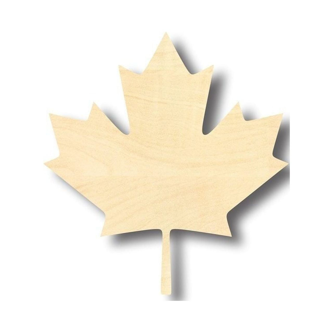 Unfinished Wood Canadian Maple Leaf Shape - Leaves - Craft - up to 24 ...