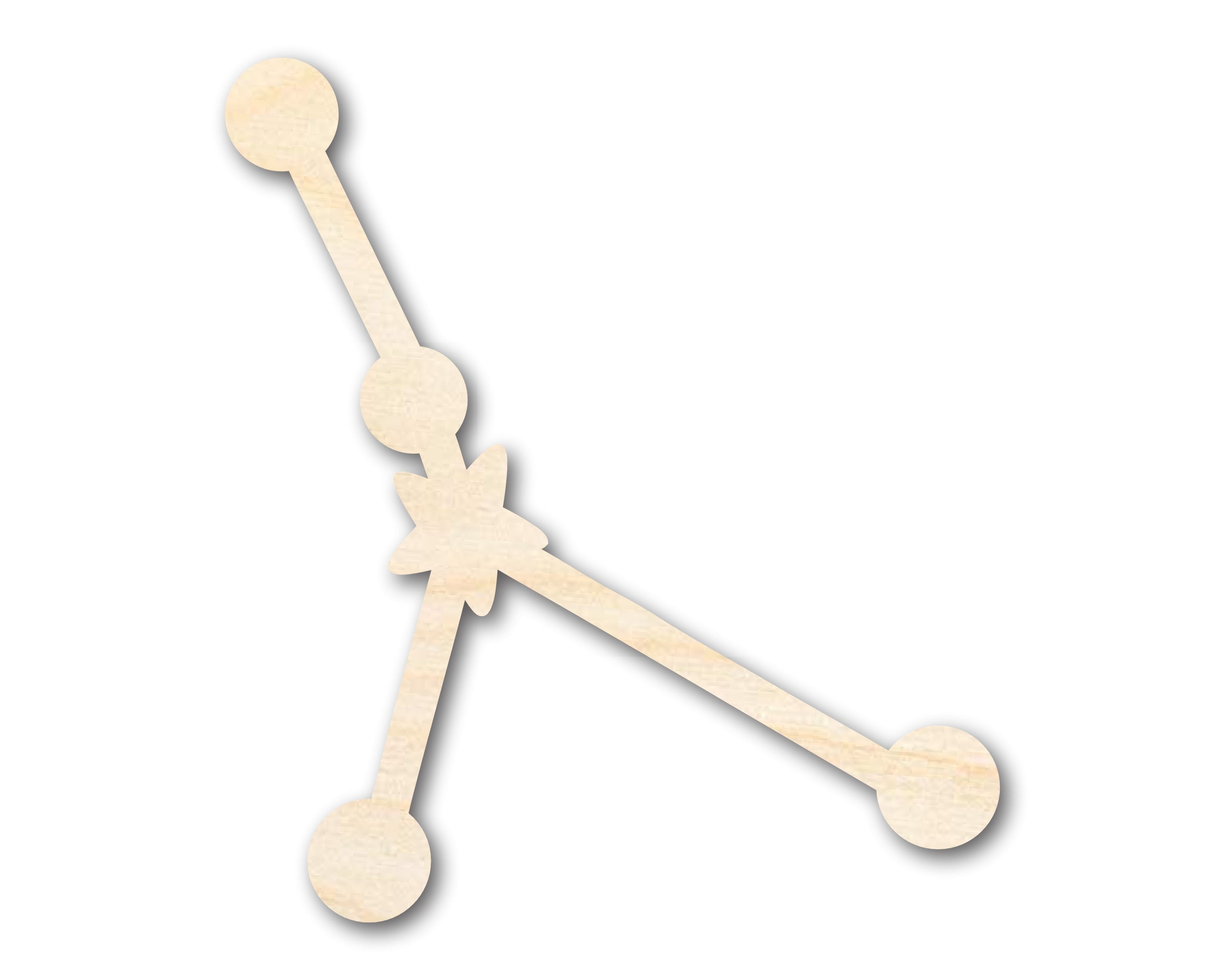 Unfinished Wood Cancer Constellation Shape - Zodiac Craft - up to 46 ...
