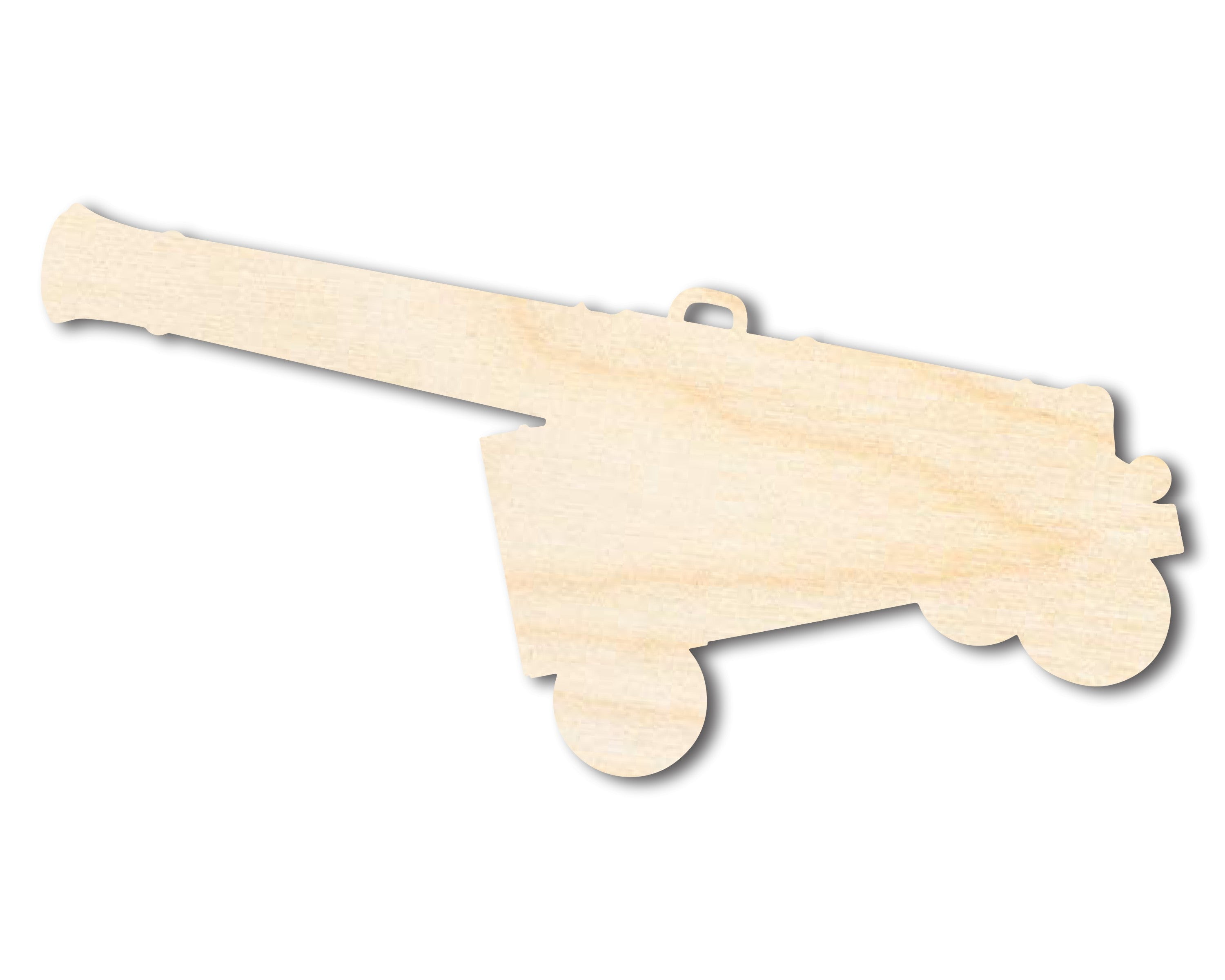 Unfinished Wood Cannon Shape | DIY Craft Cutout 7" / 1/8" - Walmart.com