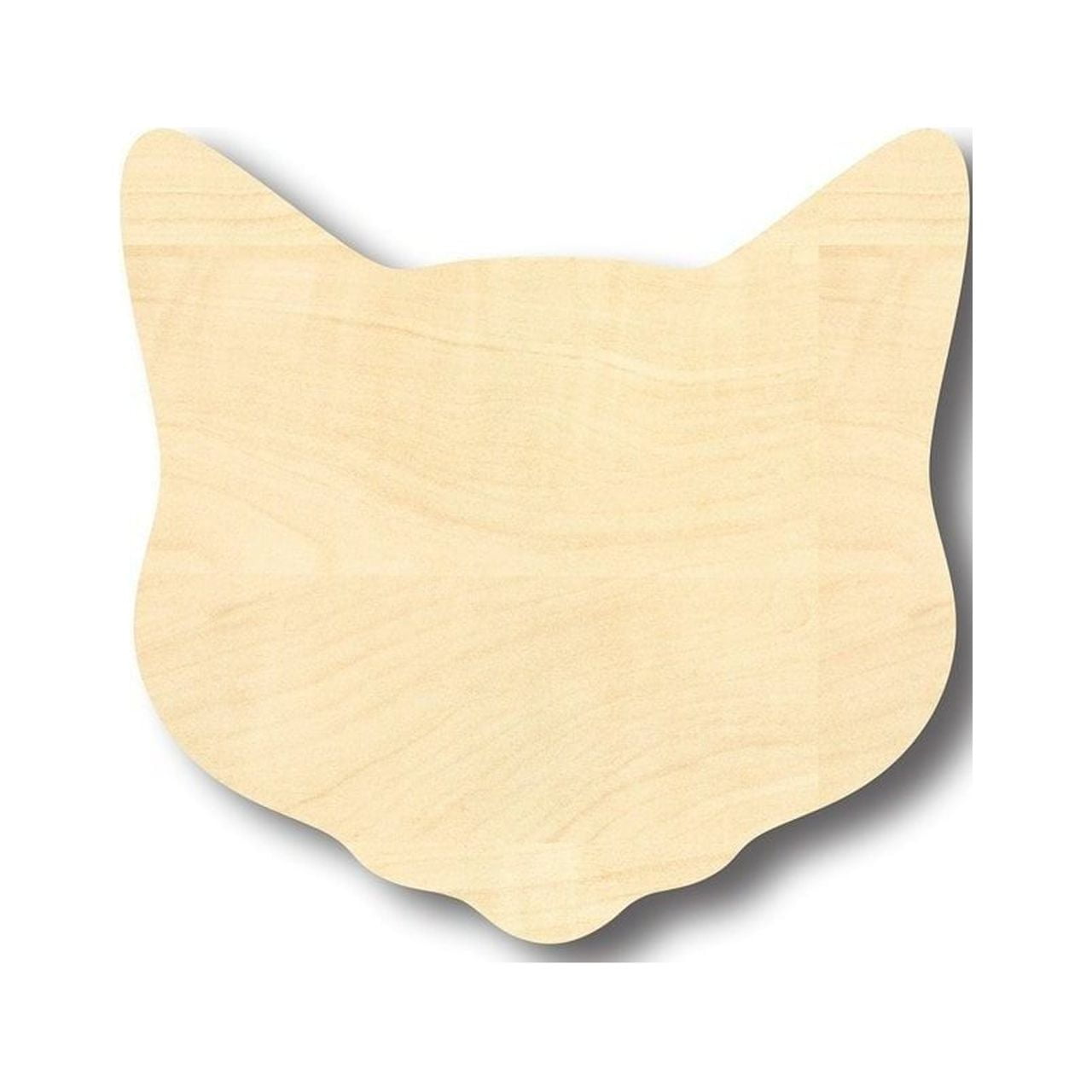 Unfinished Wood Cat Head Shape - Animal - Pet - Craft - up to 24" DIY ...