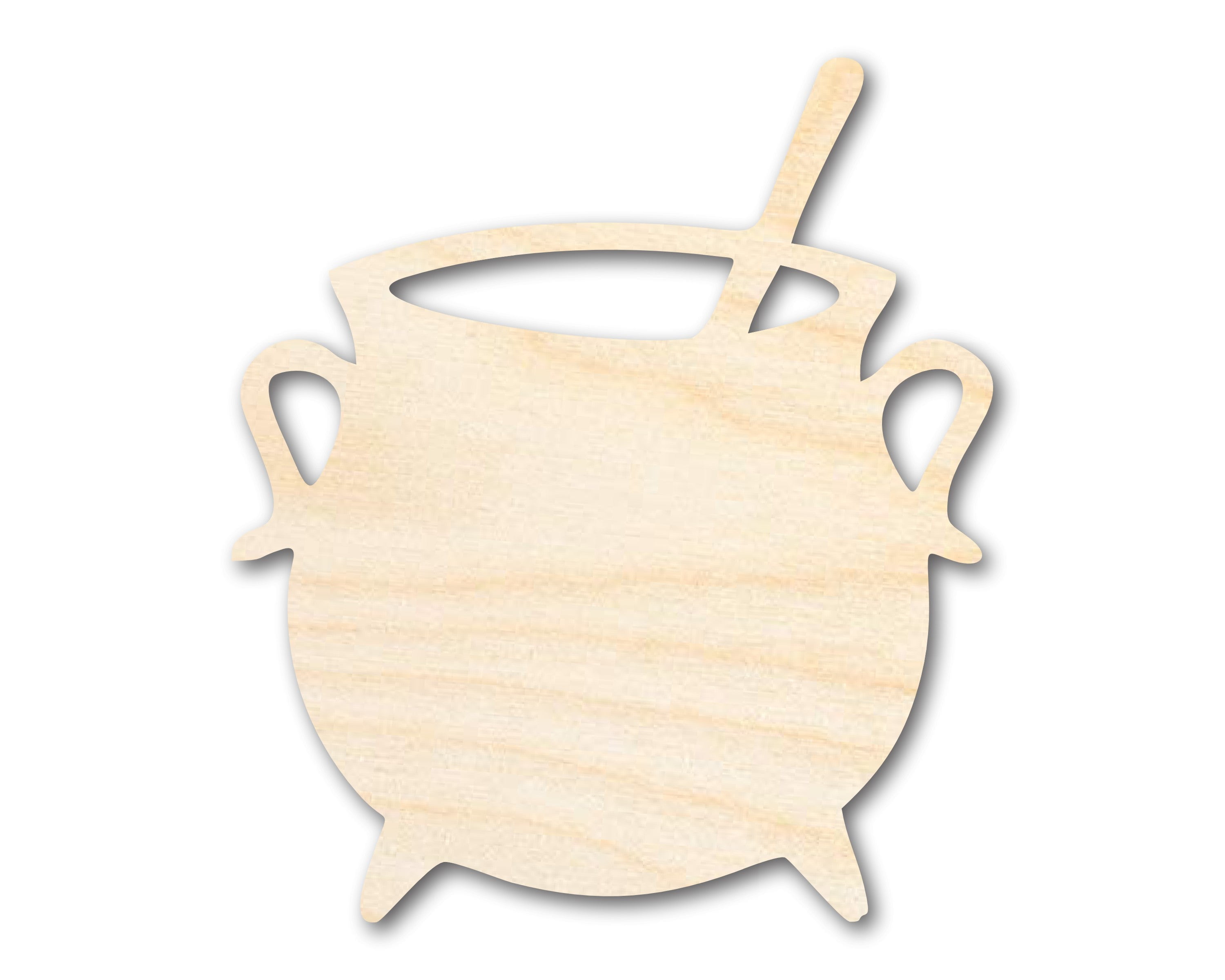 Unfinished Wood Cauldron Brew Shape - Craft - up to 46" 24" / 3/4 ...