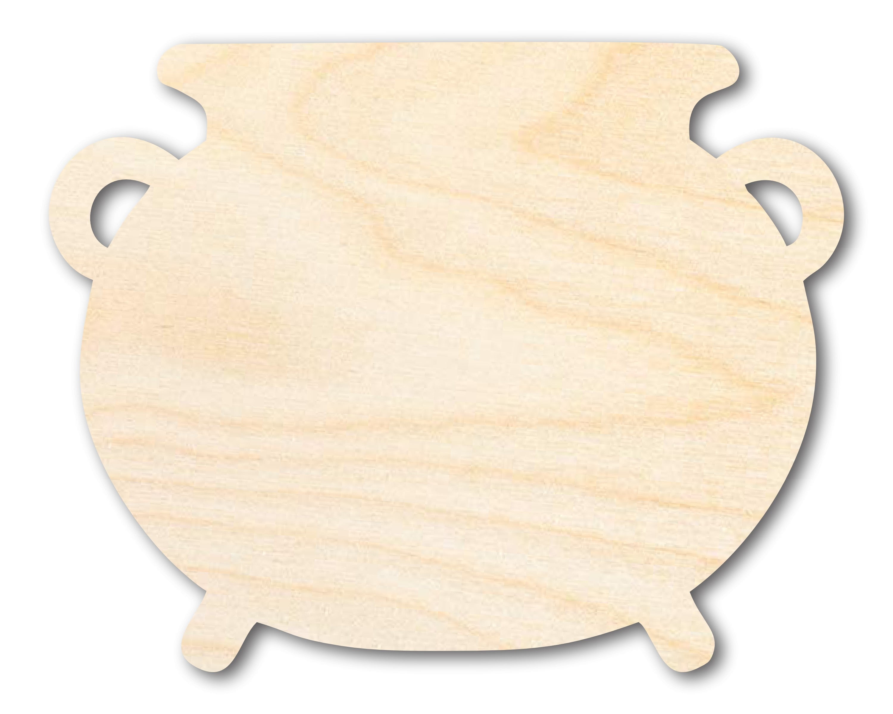 Unfinished Wood Cauldron Shape | DIY Craft Cutout | up to 46" DIY 3 ...