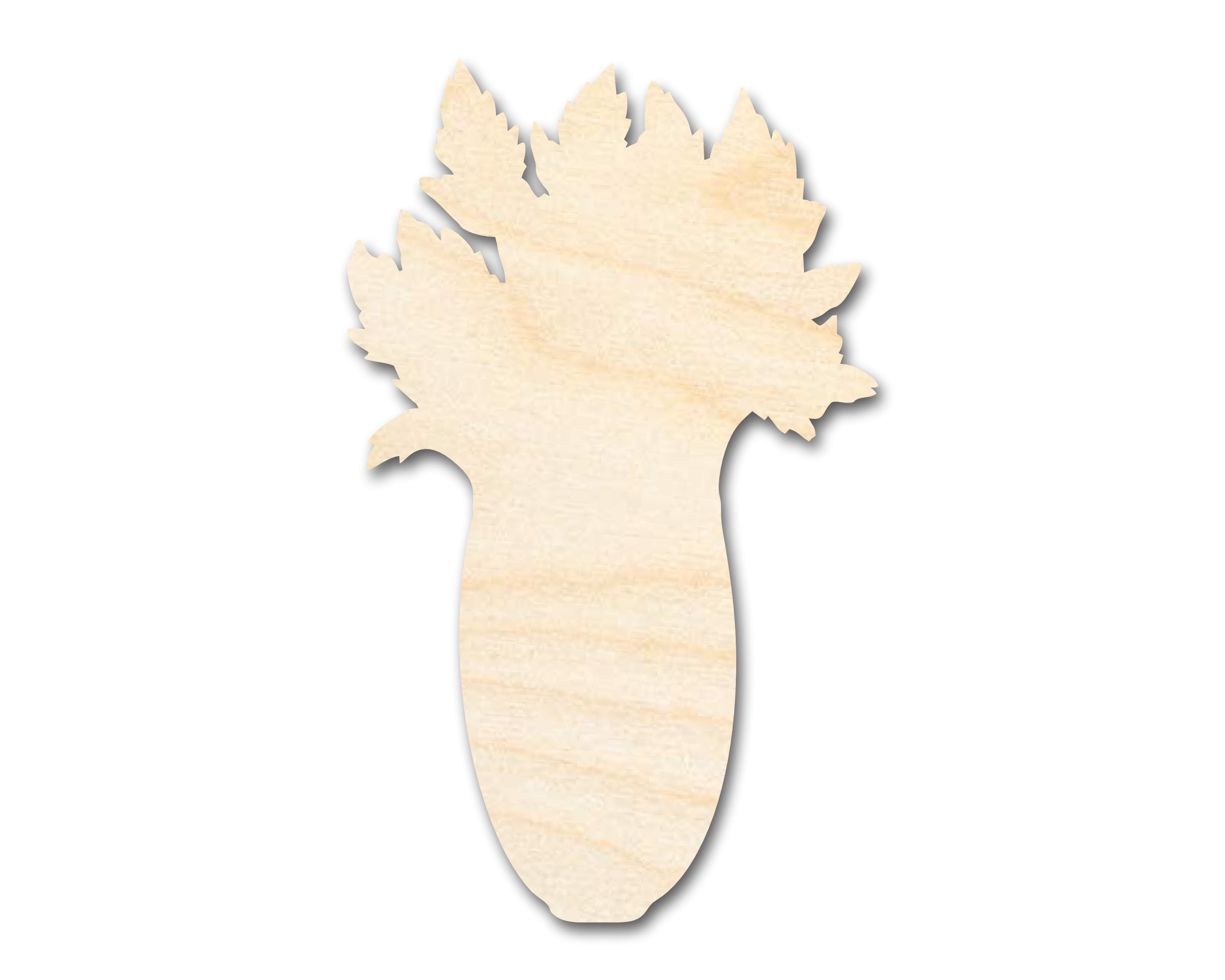 Unfinished Wood Celery Shape | DIY Craft Cutout | up to 46" DIY 18" / 3 ...
