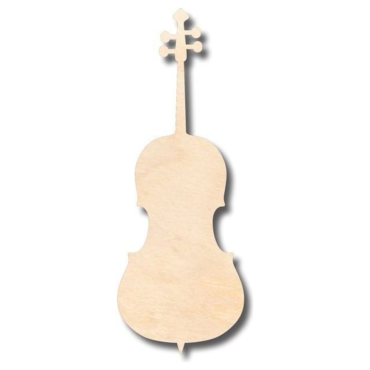 Unfinished Wood Cello Shape - Music - Craft - up to 46" DIY 42" / 3/4 ...