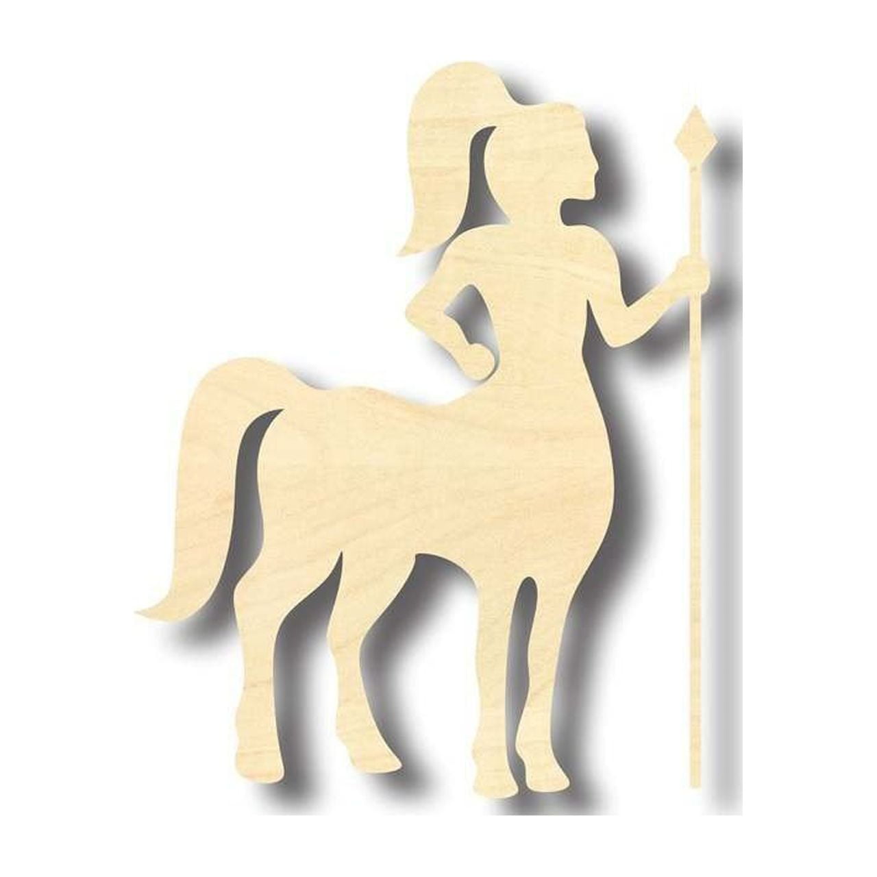 Unfinished Wood Centaur Shape - Mythical - Craft - up to 46" DIY 8" / 1 ...