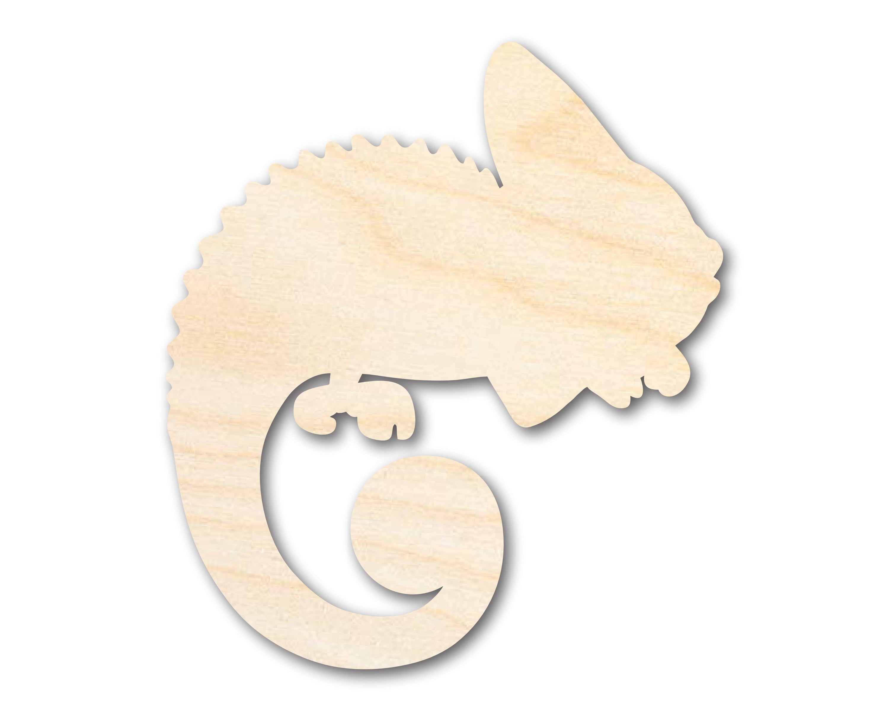 Unfinished Wood Chameleon Shape | DIY Craft Cutout | up to 46" DIY 10 ...