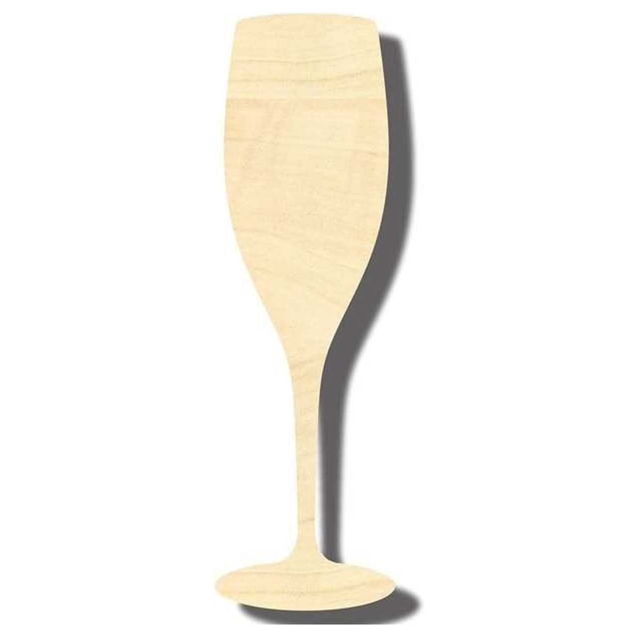 Unfinished Wood Champagne Glass Shape - Party Decor - Craft - up to 46 ...