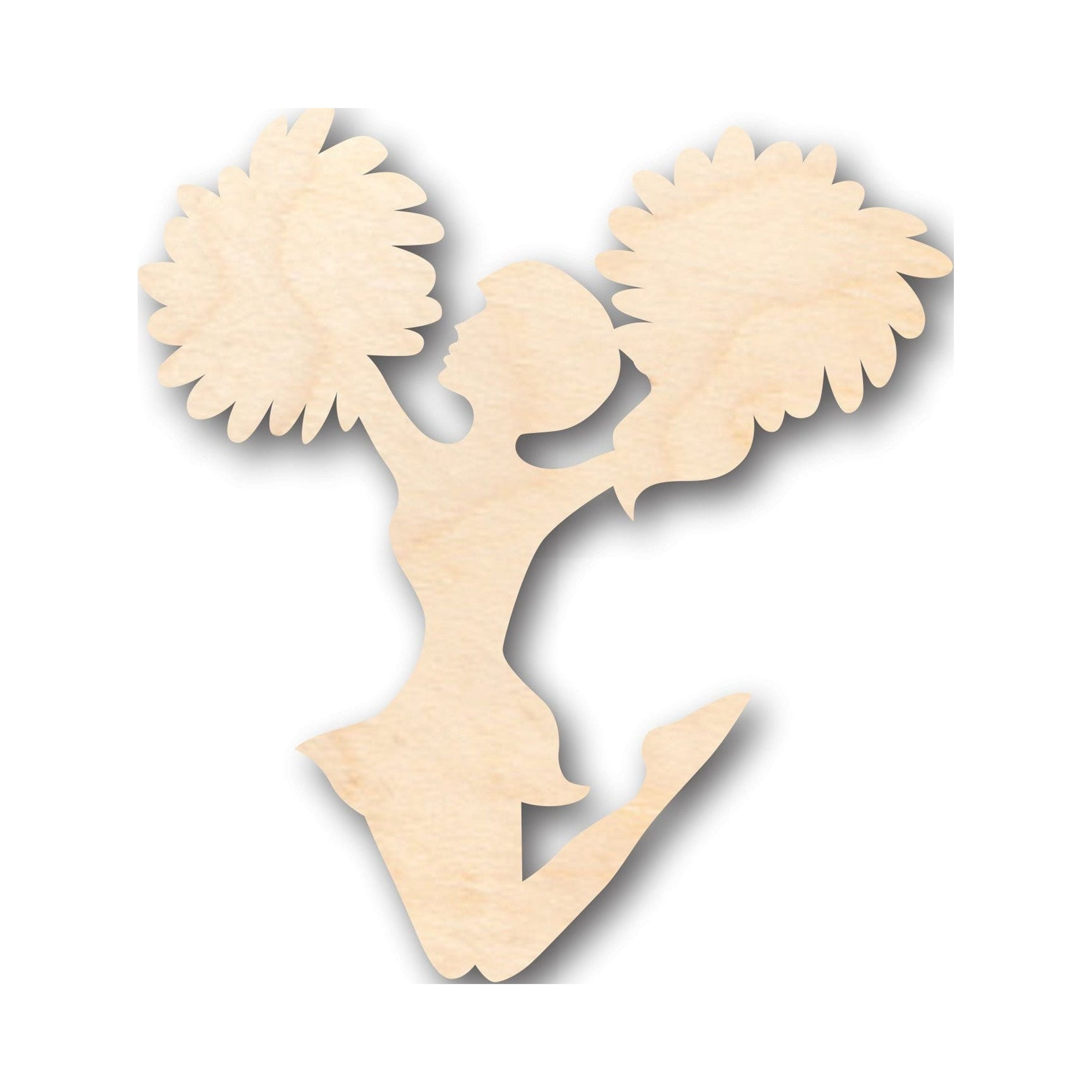 Unfinished Wood Cheer Shape - Craft - up to 46" DIY 18" / 3/4 ...