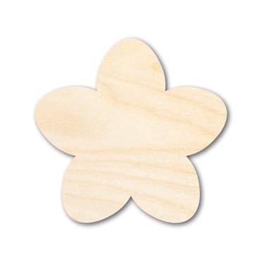 Unfinished Wood Daisy Shape | Flower | Craft Cutout | up to 24" DIY 5 ...
