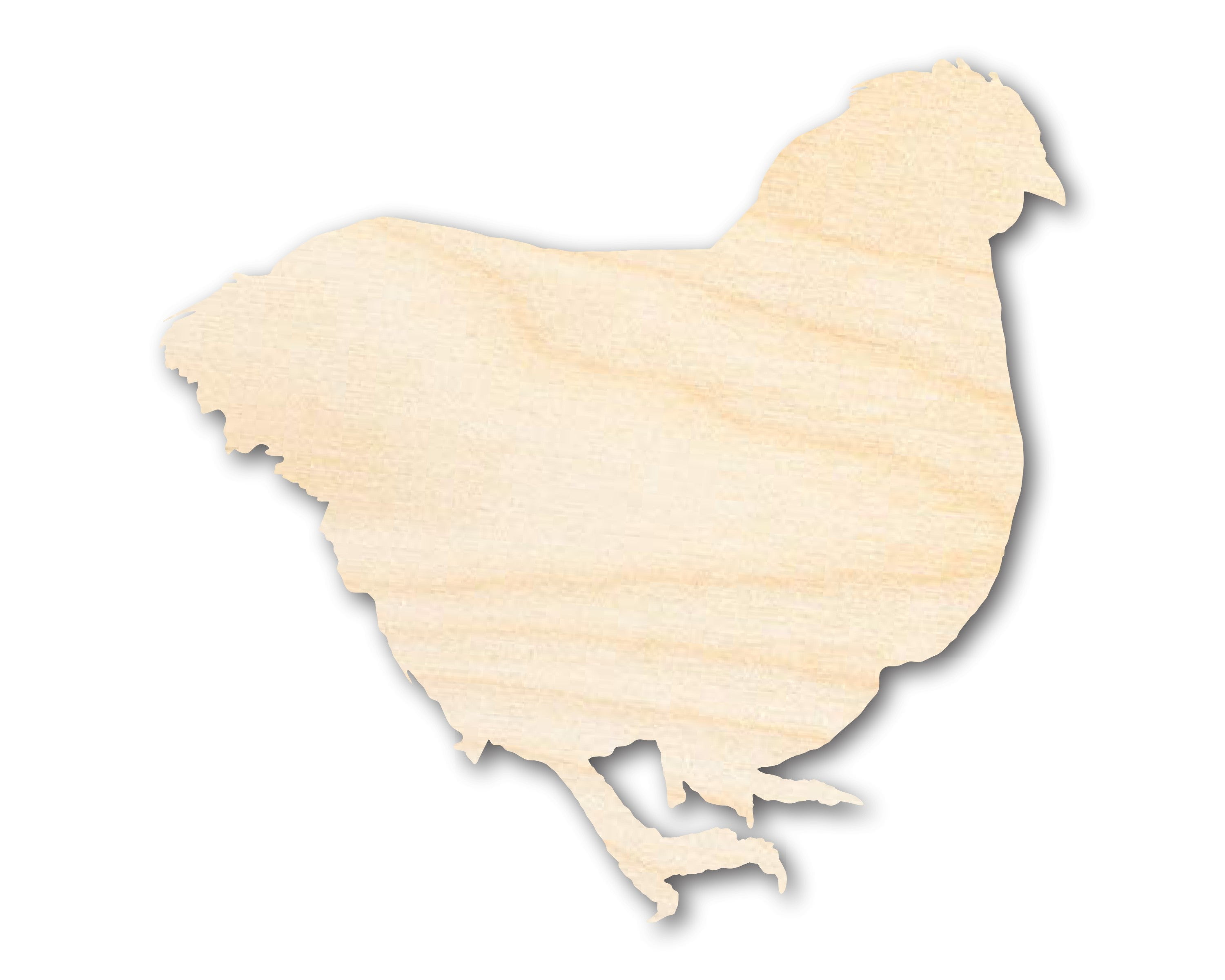 Unfinished Wood Chicken Shape - Craft - up to 46" 30" / 1/4" - Walmart.com