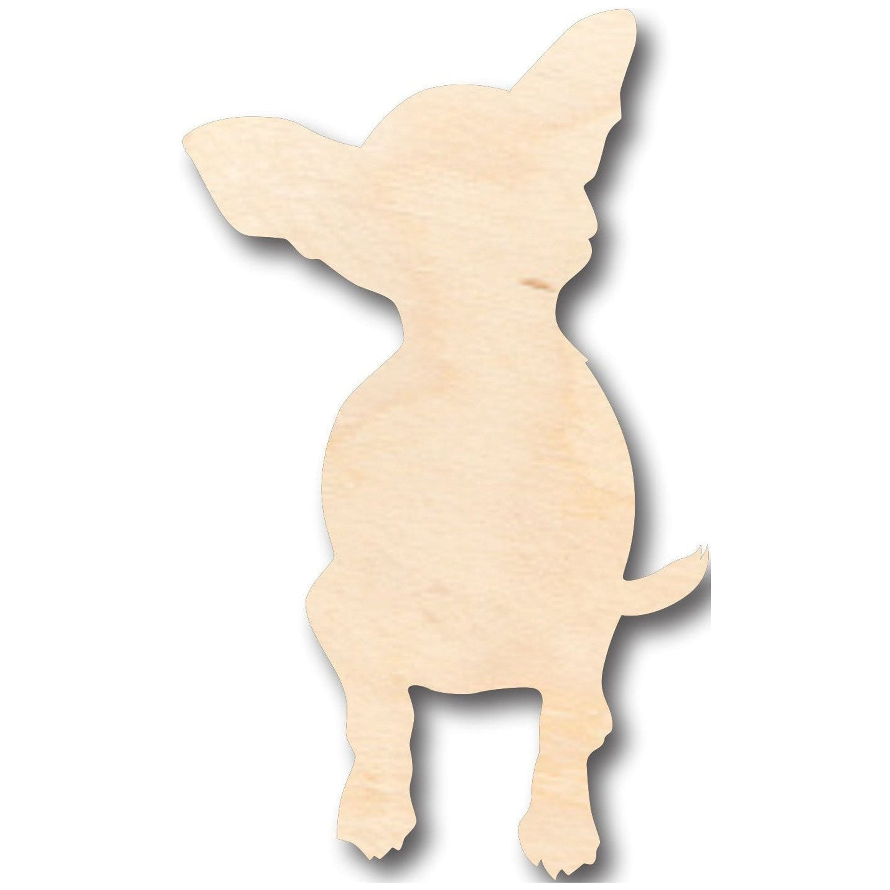 Unfinished Wood Chihuahua Shape - Craft - up to 46" DIY 36" / 3/4 ...