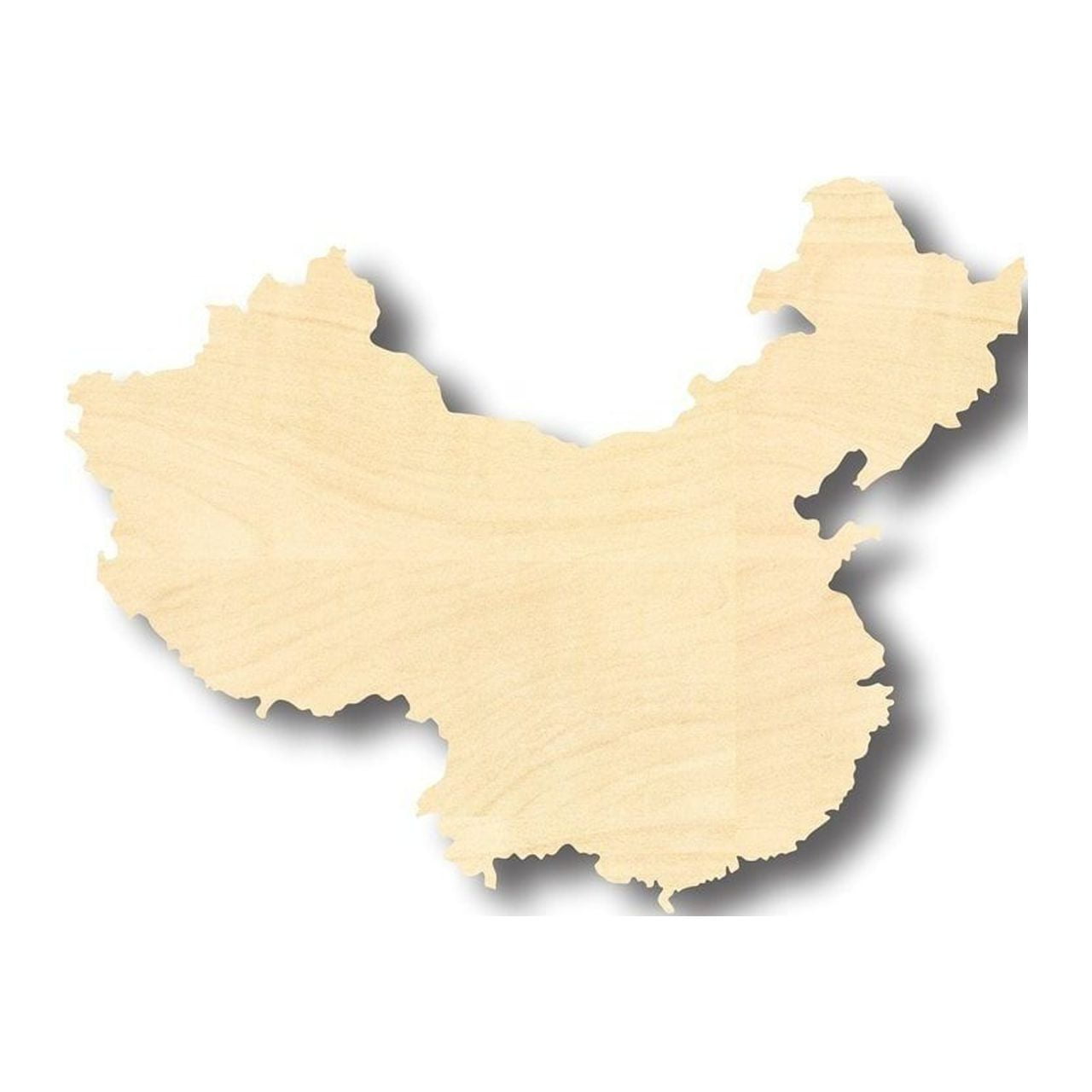 Unfinished Wood China Shape - Countries - Craft - up to 46" DIY 42" / 3 ...