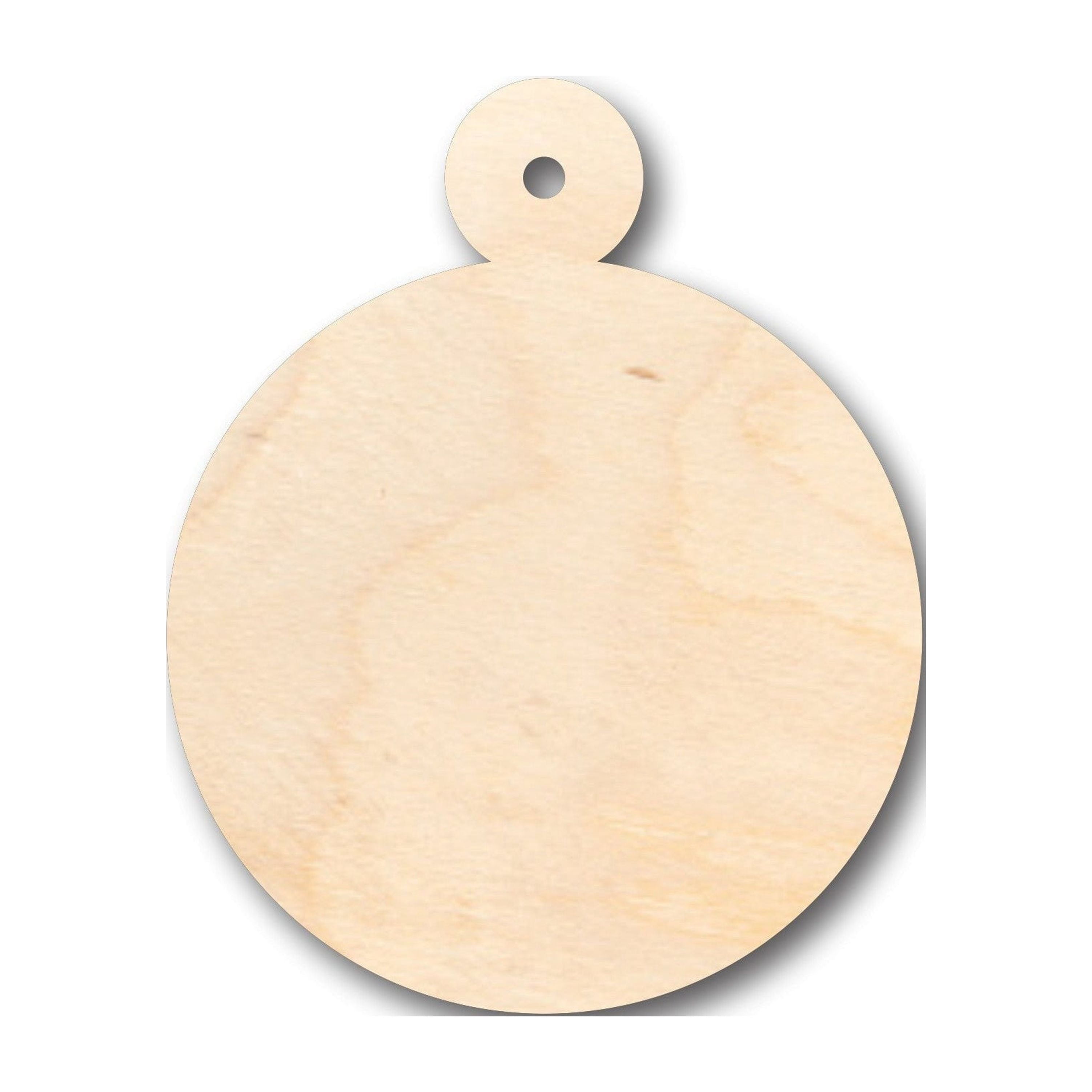Unfinished Wood Christmas Ornament Circle Shape - Craft - up to 36" DIY ...