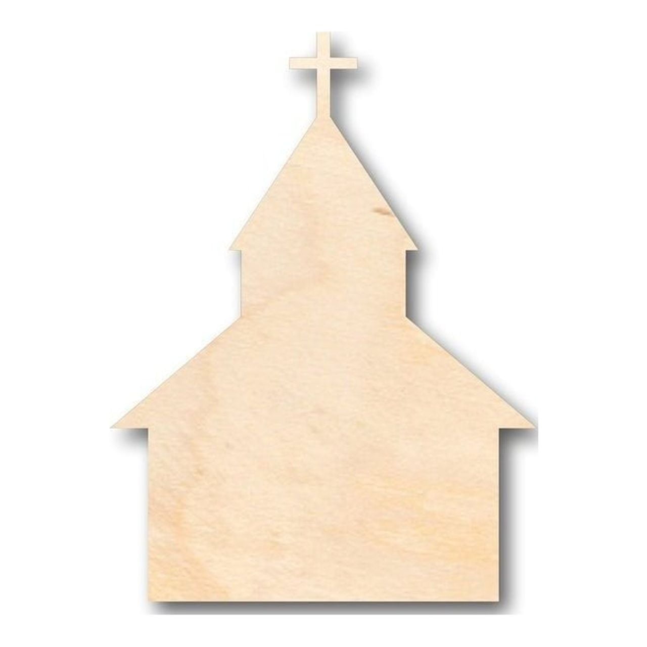 Unfinished Wood Church Shape - Christian - Craft - up to 24" DIY 12 ...