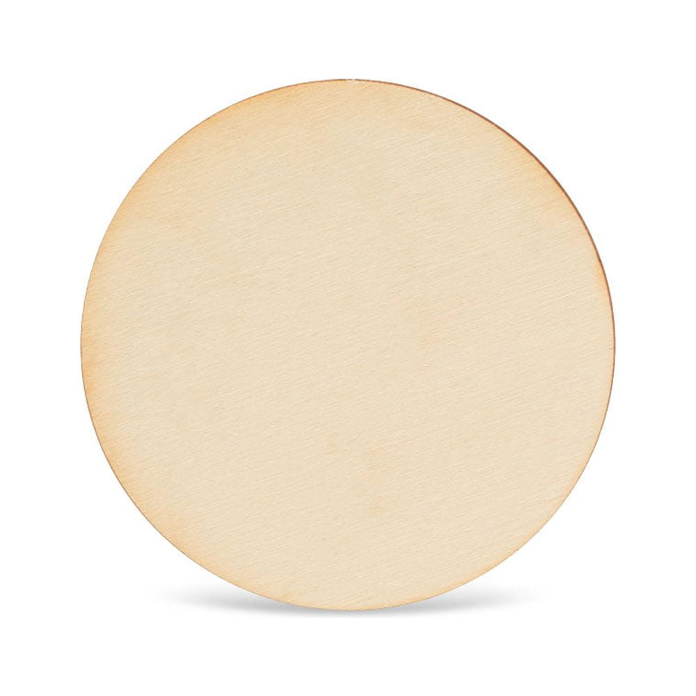 Unfinished Wood Circles 3 inch, 1/8 inch Thick, Pack of 50 Blank Tokens ...