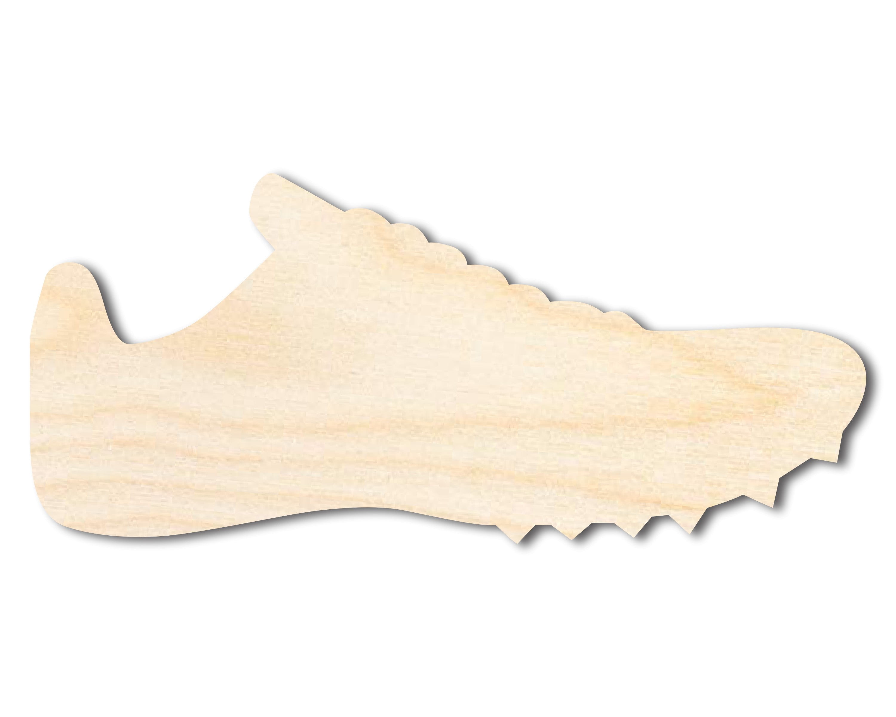 Unfinished Wood Cleat Shoe Shape | DIY Craft Cutout 4" / 1/8" - Walmart.com