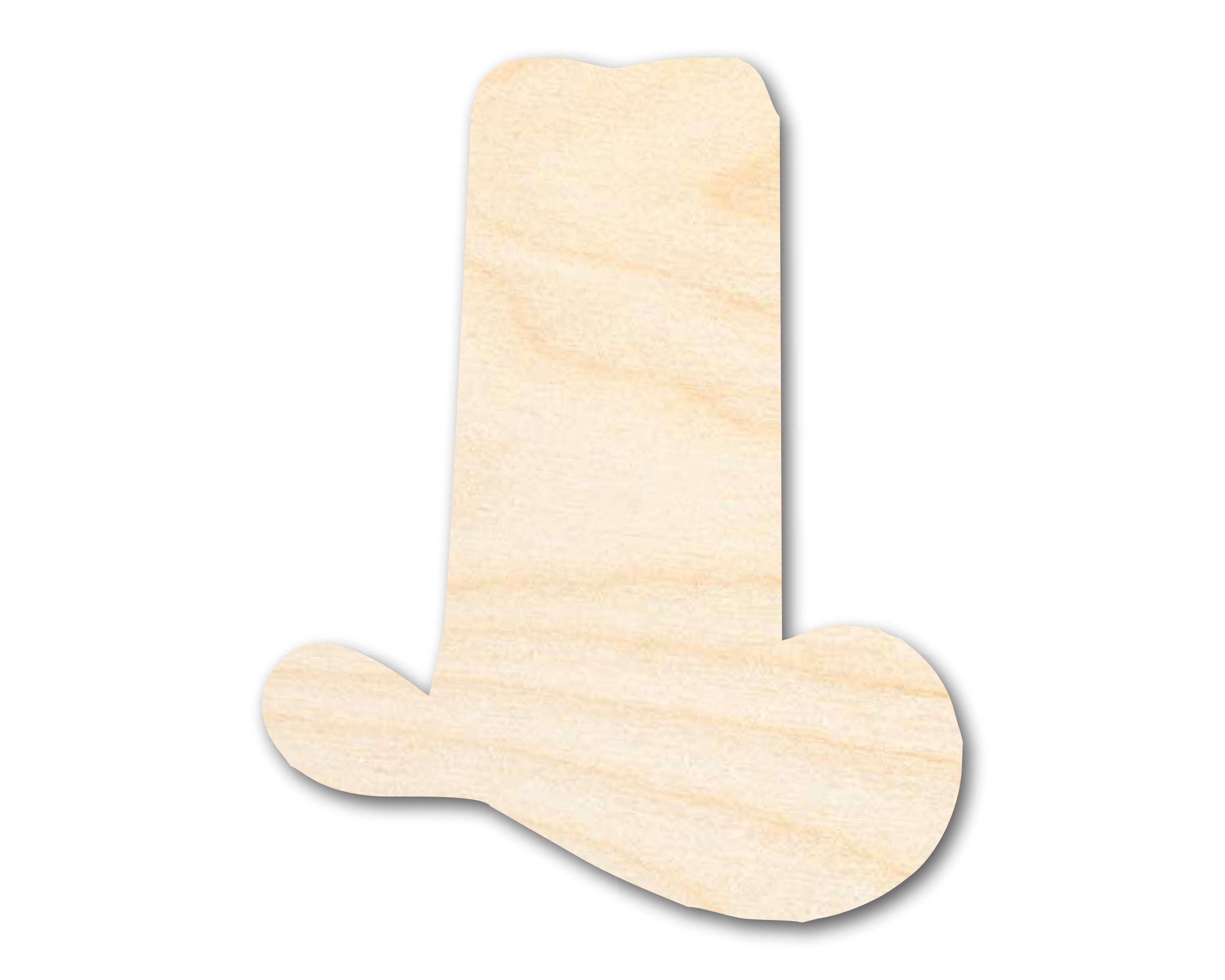 Unfinished Wood Comically Tall Cowboy Hat Shape 33" / 3/4" - Walmart.com