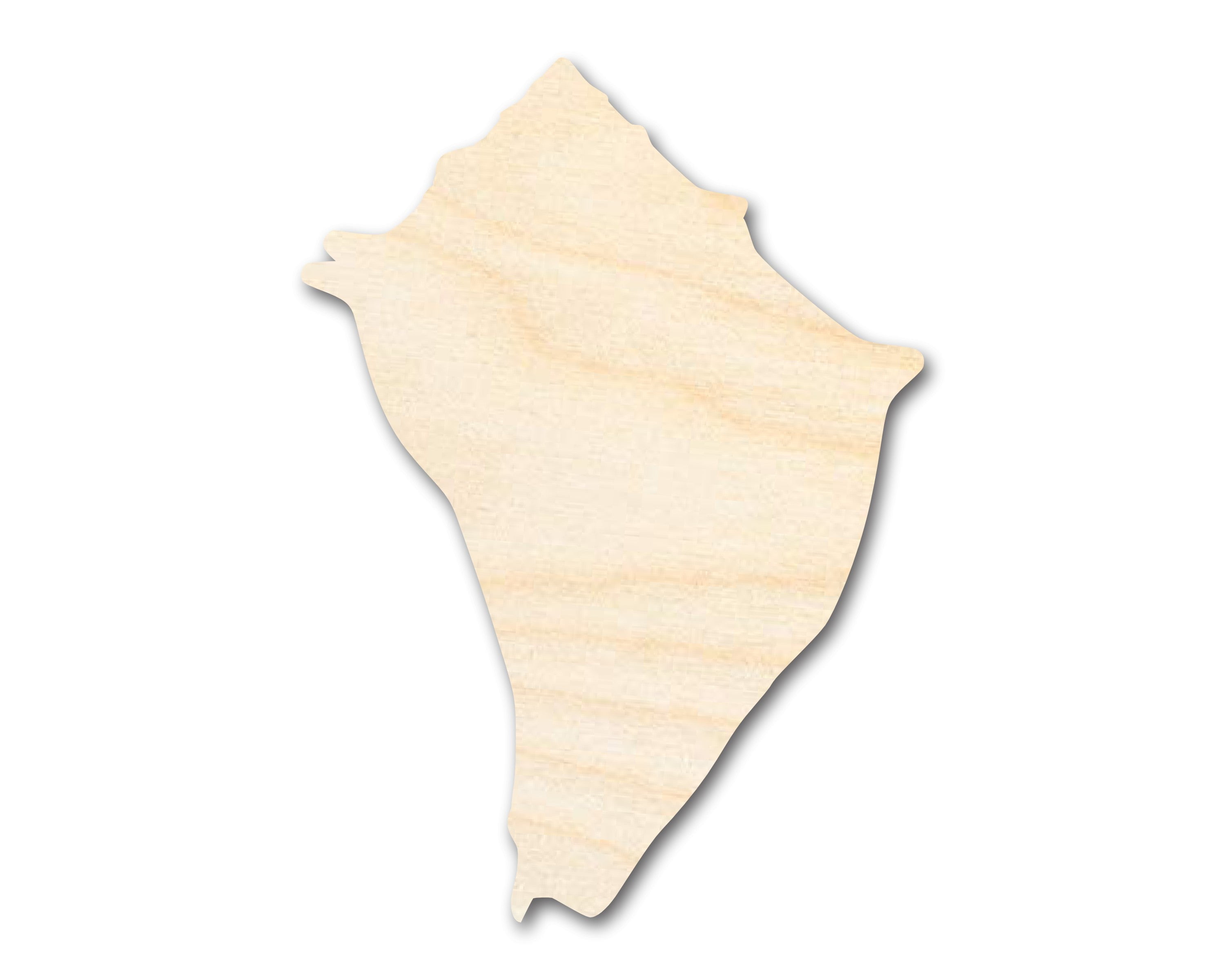 Unfinished Wood Conch Shell Shape | DIY Craft Cutout | up to 46" DIY 16 ...