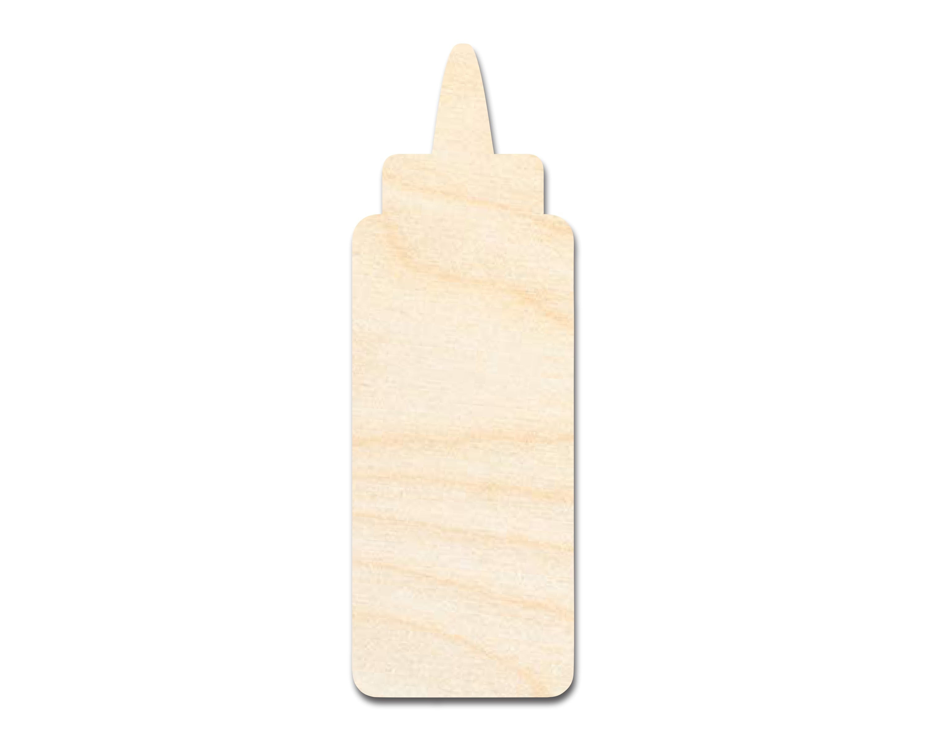 Unfinished Wood Condiment Bottle Shape | Craft Cutout | up to 46" DIY ...