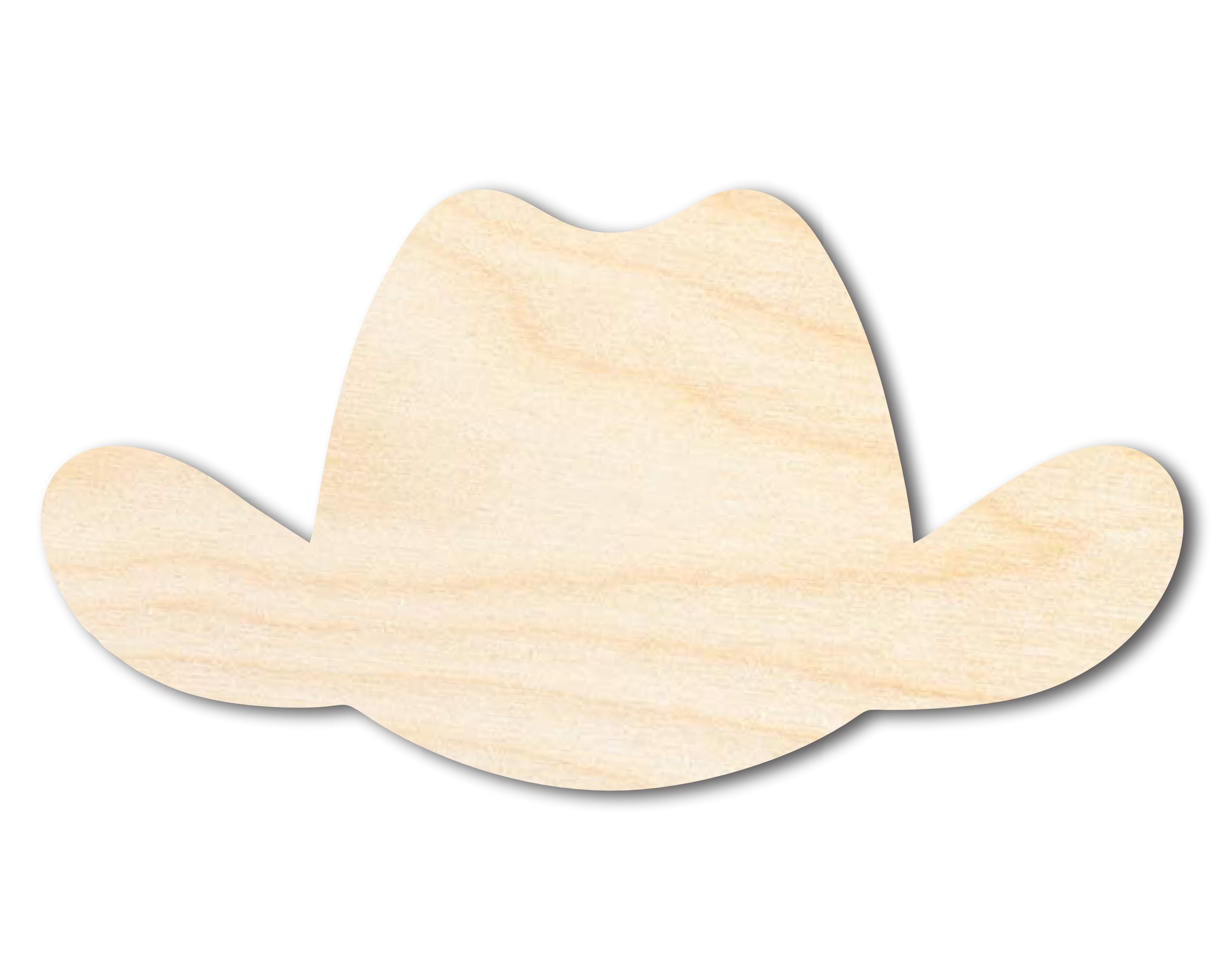 Unfinished Wood Cowboy Hat Shape | DIY Craft Cutout | up to 46" DIY 8 ...