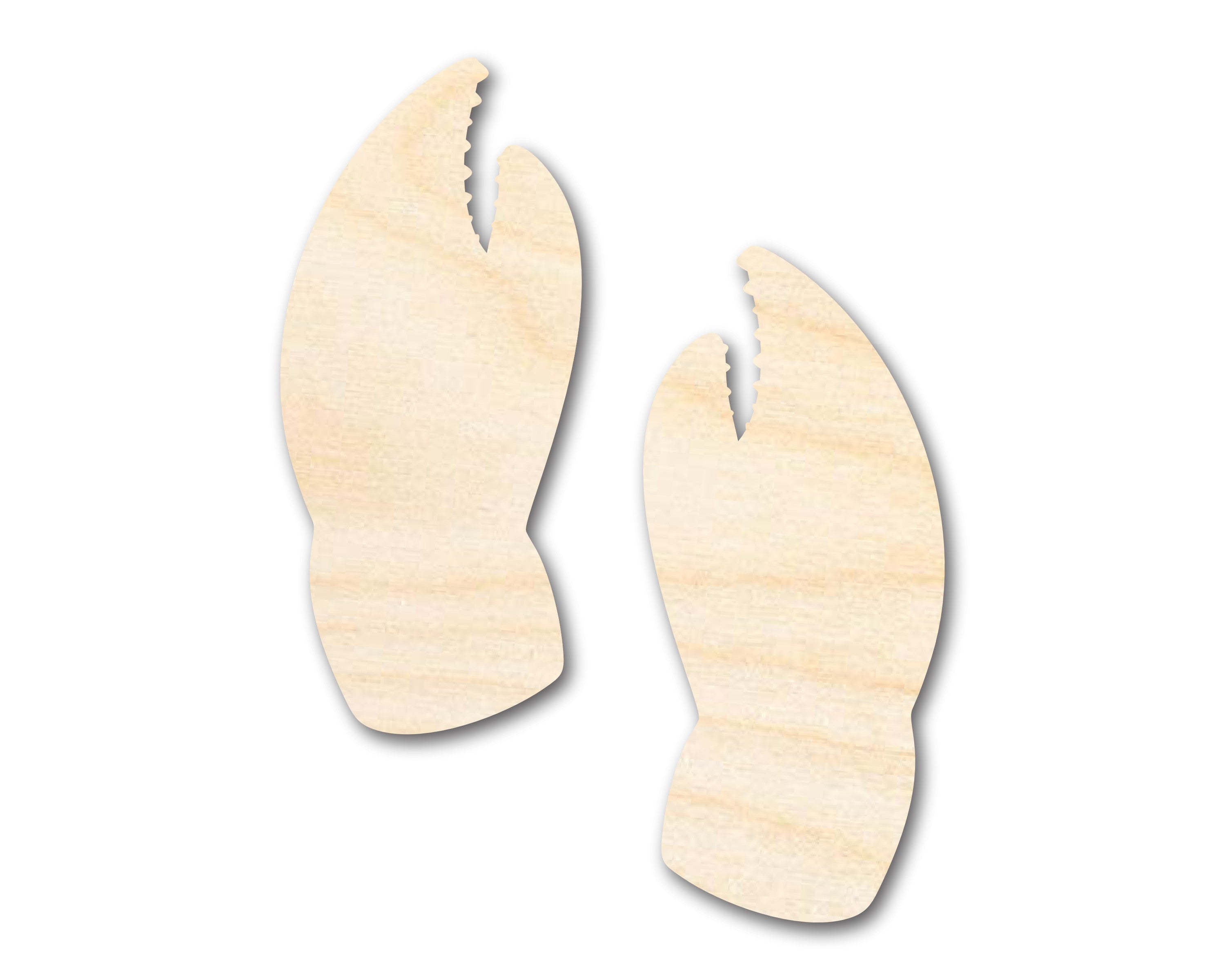 Unfinished Wood Crab Claw Shape | DIY Craft Cutout | up to 46" DIY 14 ...