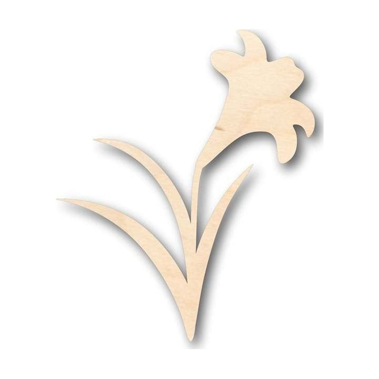 Unfinished Wood Craft Easter Lily Shape - Easter Flower - Craft up to ...