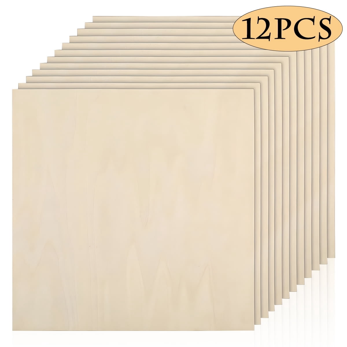 Walmart Unfinished Basswood Plywood Sheets, Thin Wooden Panels for DIY ...