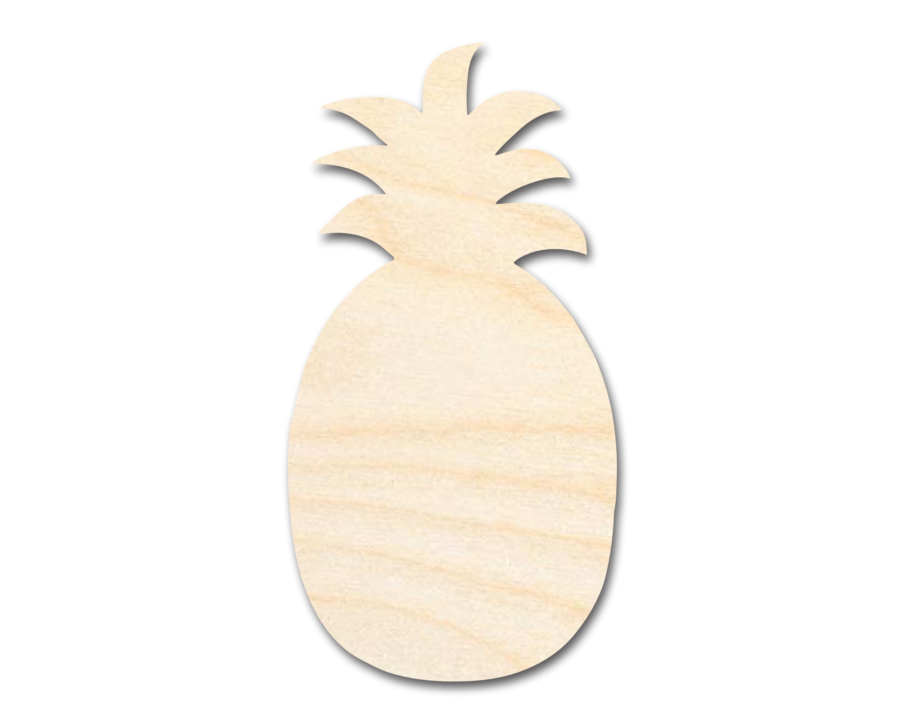 Unfinished Wood Crafty Pineapple Shape - Craft - up to 46" 6" / 1/4 ...