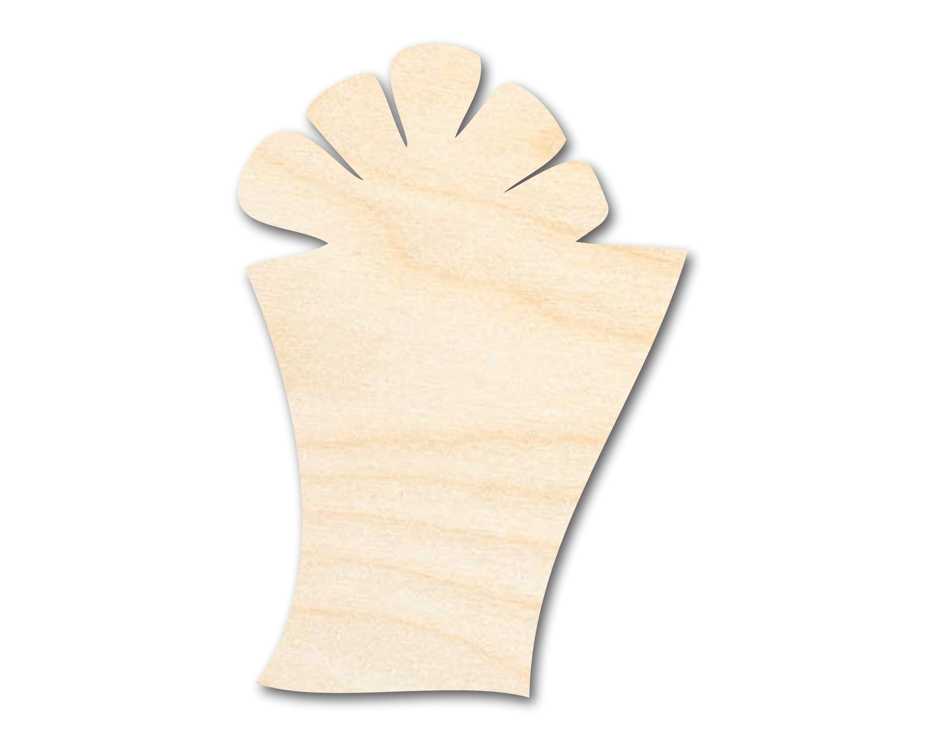 Unfinished Wood Crafty Present Shape | Craft Cutout | up to 36" DIY 8 ...