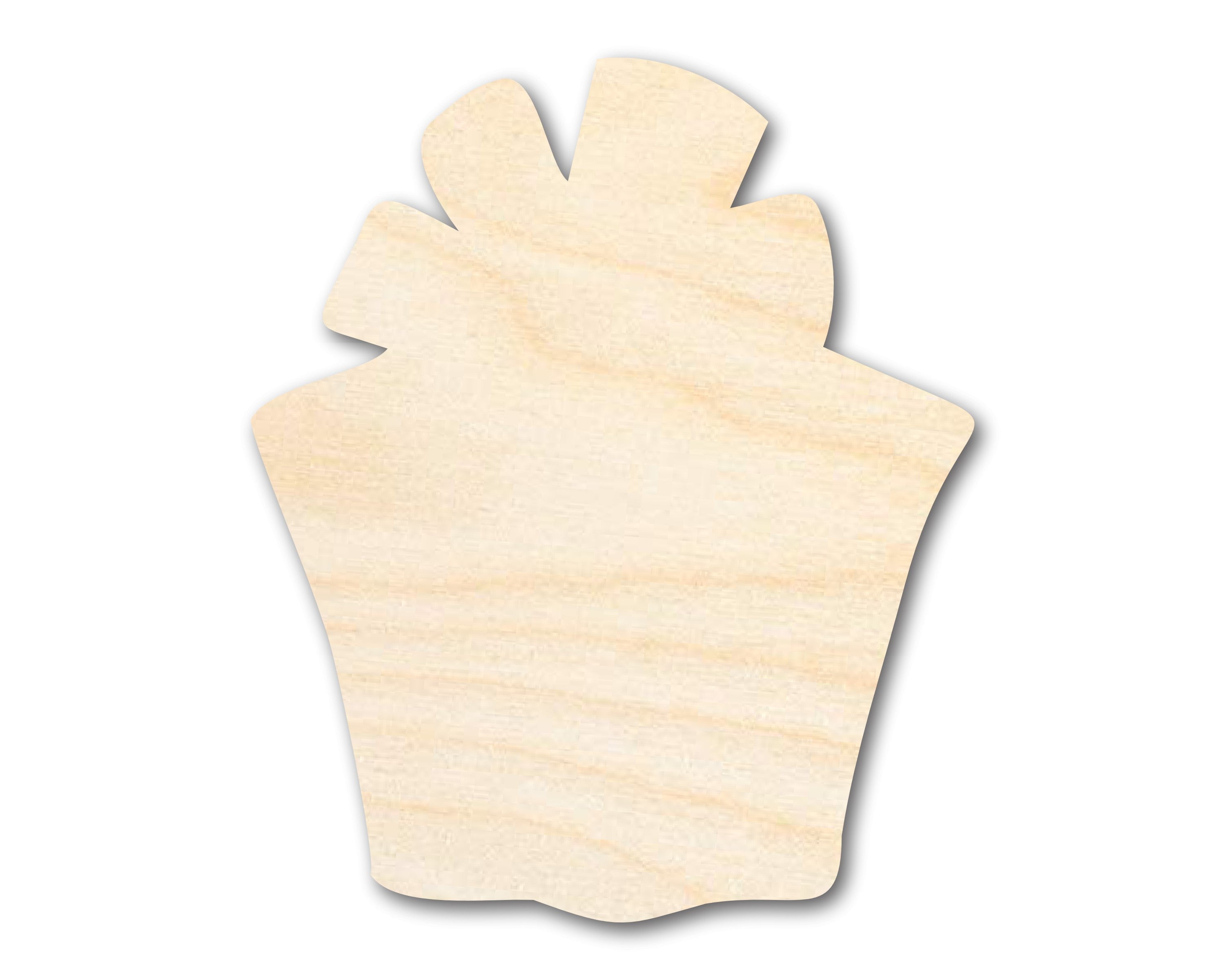Unfinished Wood Crafty Present Shape 12" / 3/4" - Walmart.com