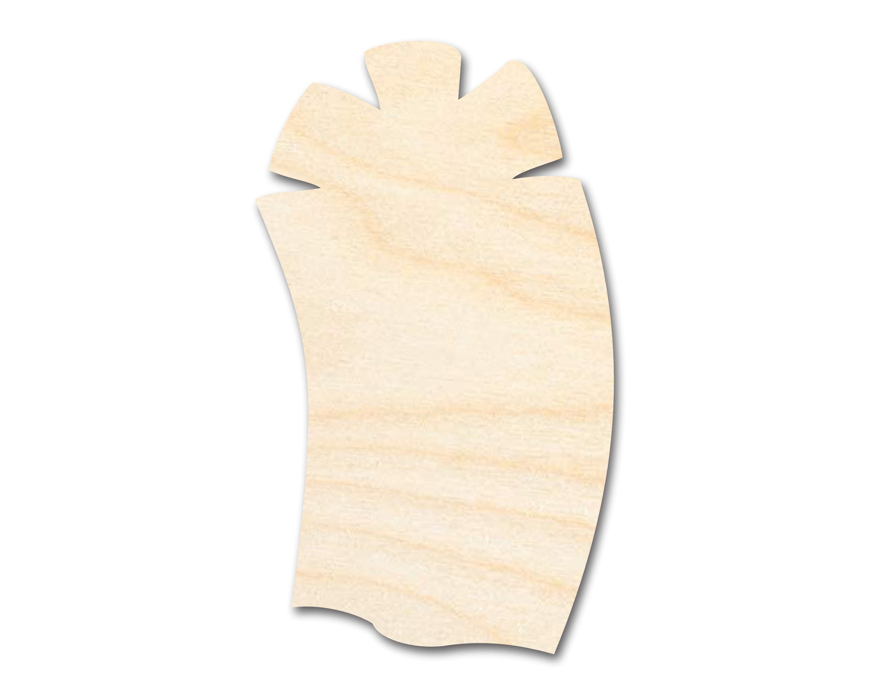 Unfinished Wood Crafty Present Shape 30" / 1/4" - Walmart.com