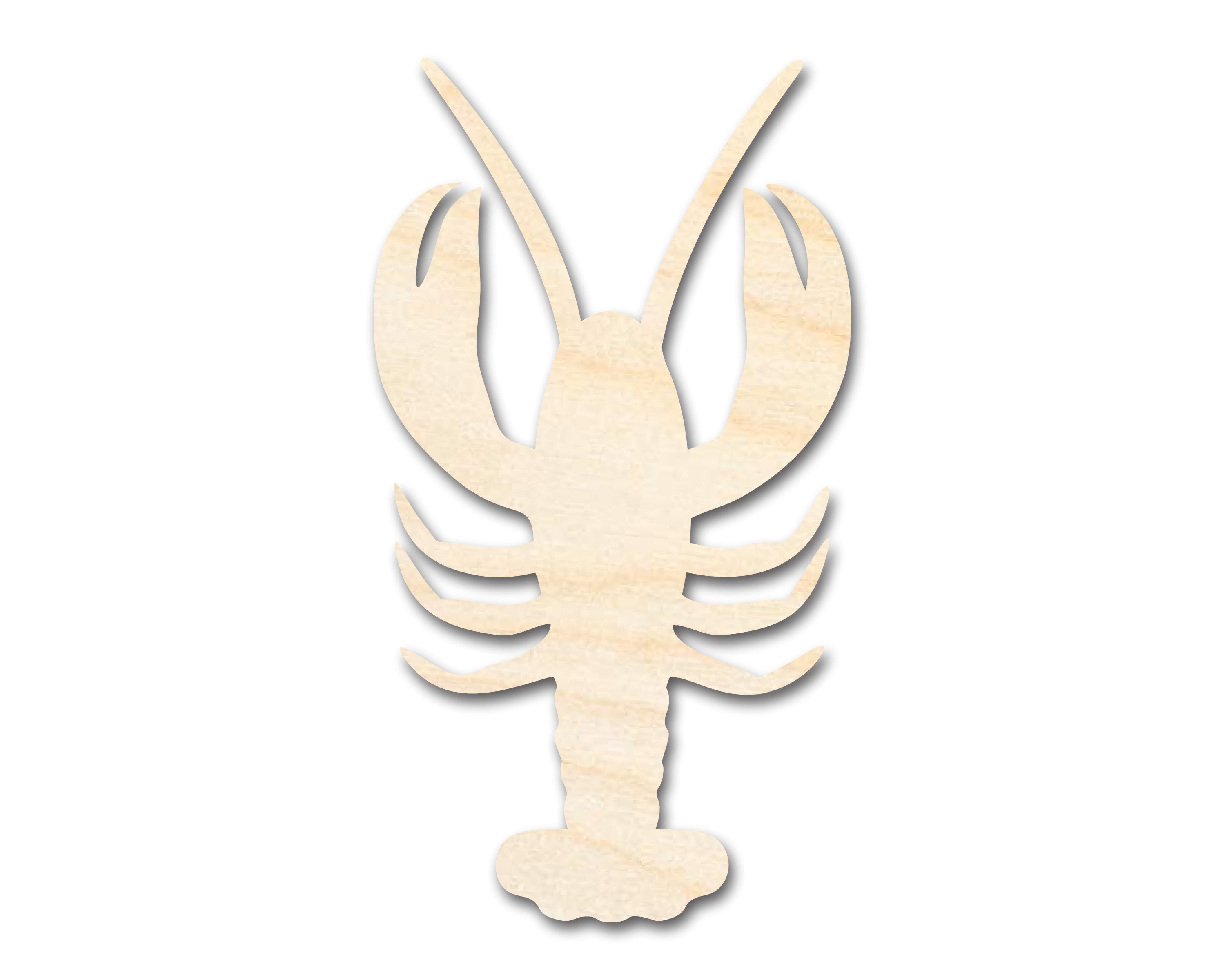 Unfinished Wood Crawfish Shape | DIY Craft Cutout | up to 46" DIY 42 ...